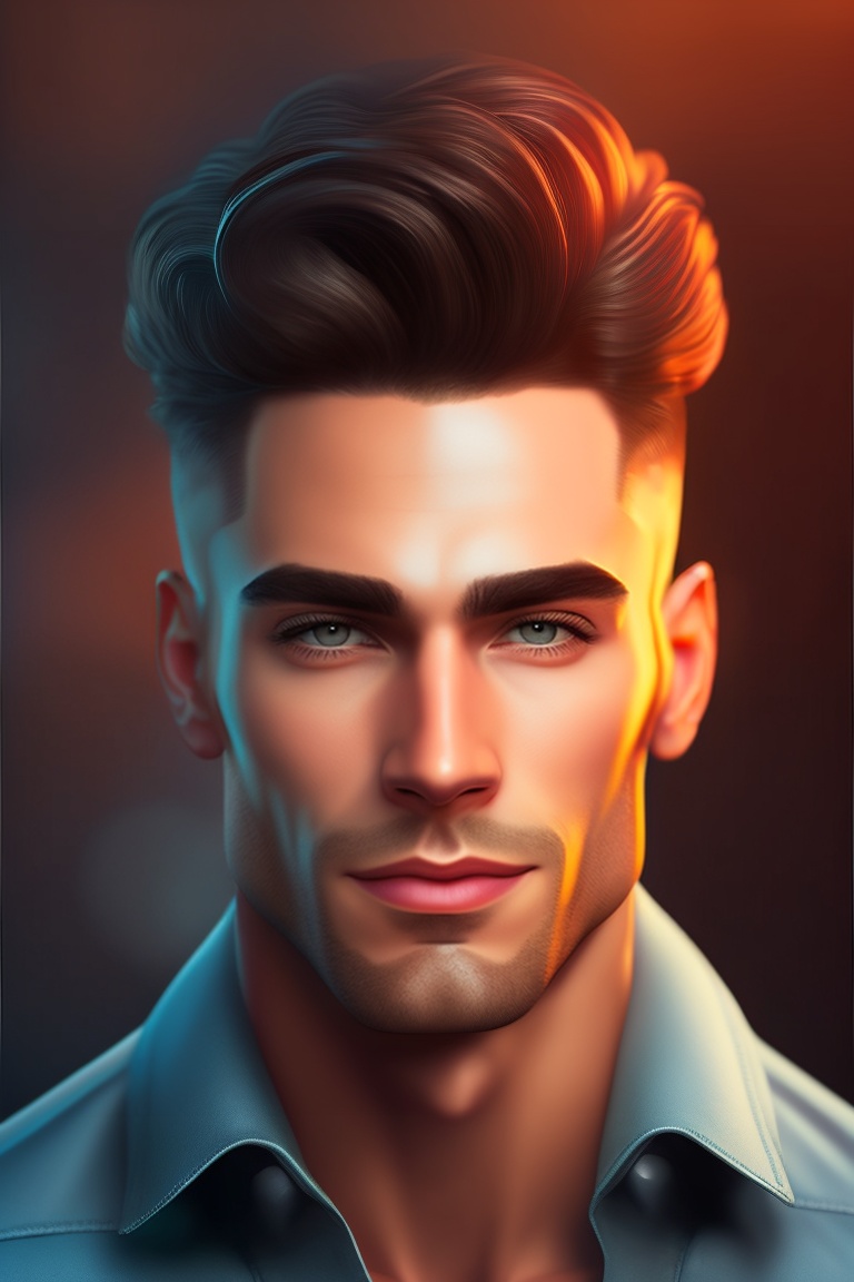 Lexica - Photo, mind good glowing face professional men in office , new ...