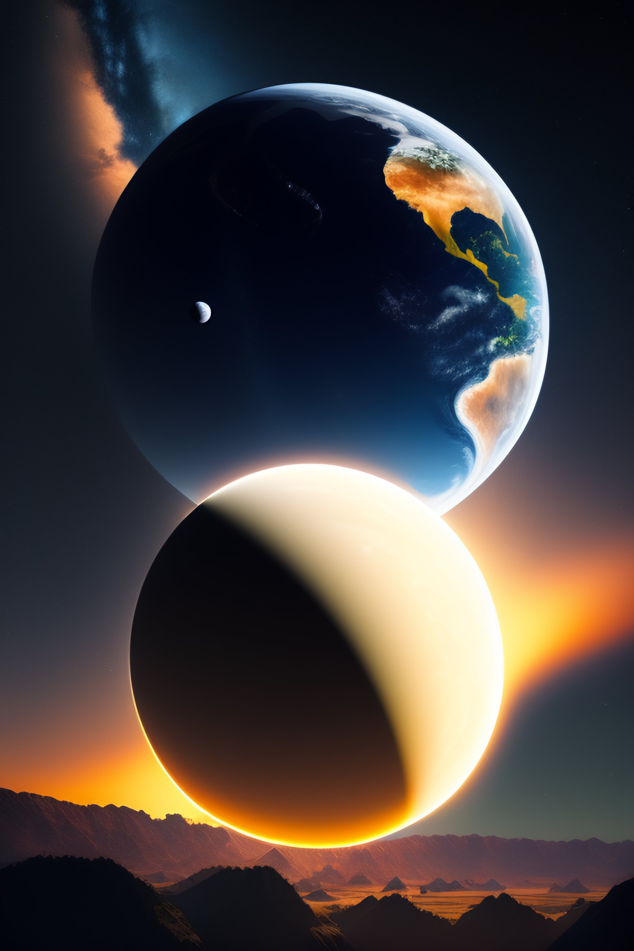 Lexica - Earth with 2 moons