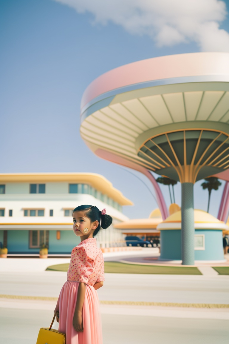 Lexica - 1954 ,black hair little girl looking to the camera beside ...