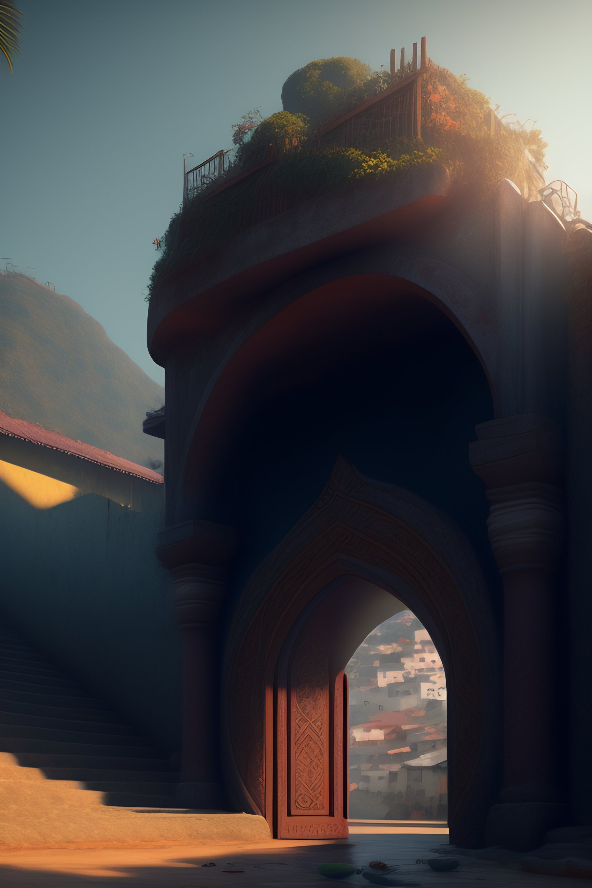 Lexica - A Monster at City of God in Favelas cinematic, fantasy ...