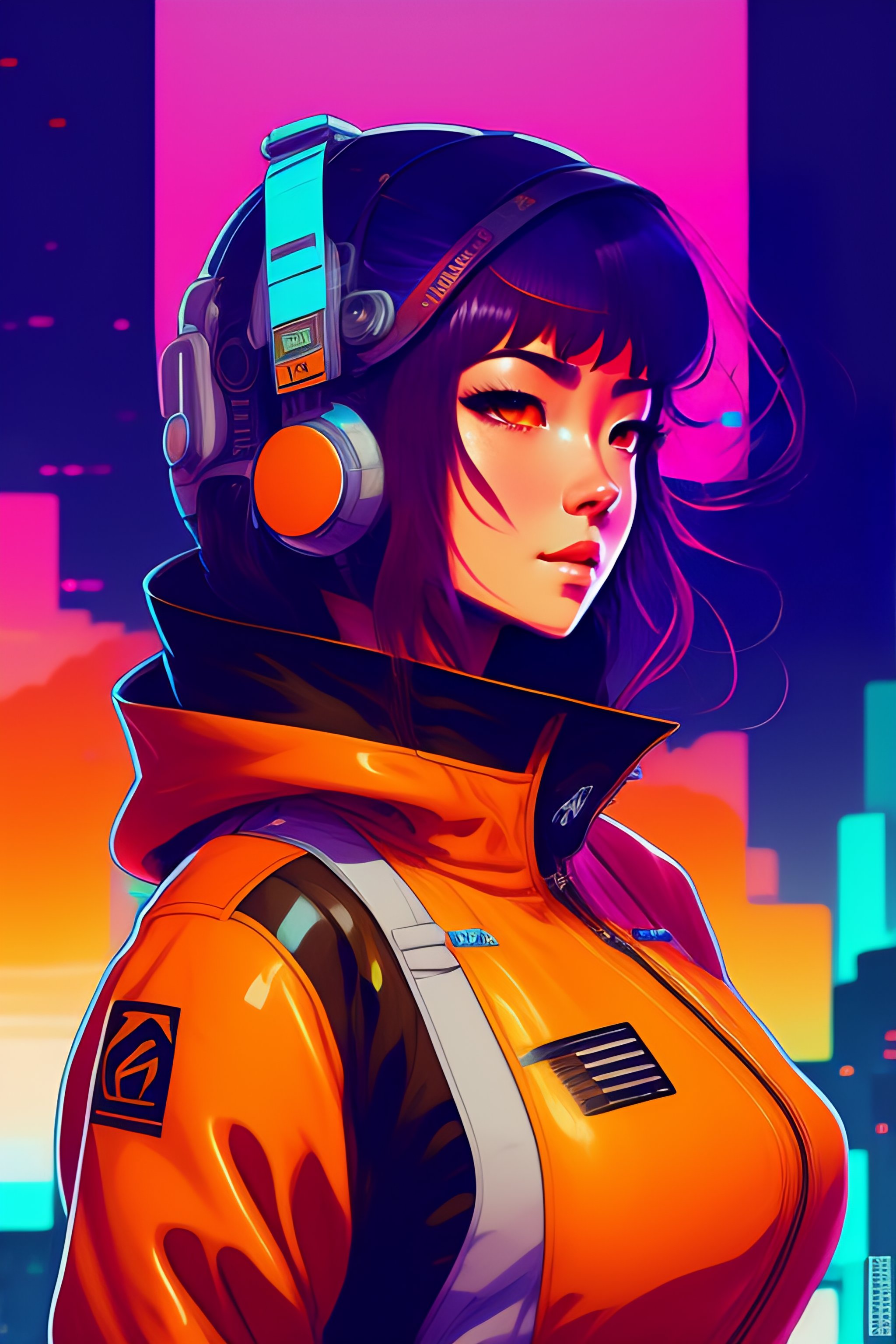 Lexica - Woman cyborg,style of Laurie Greasley, studio ghibli, akira ...