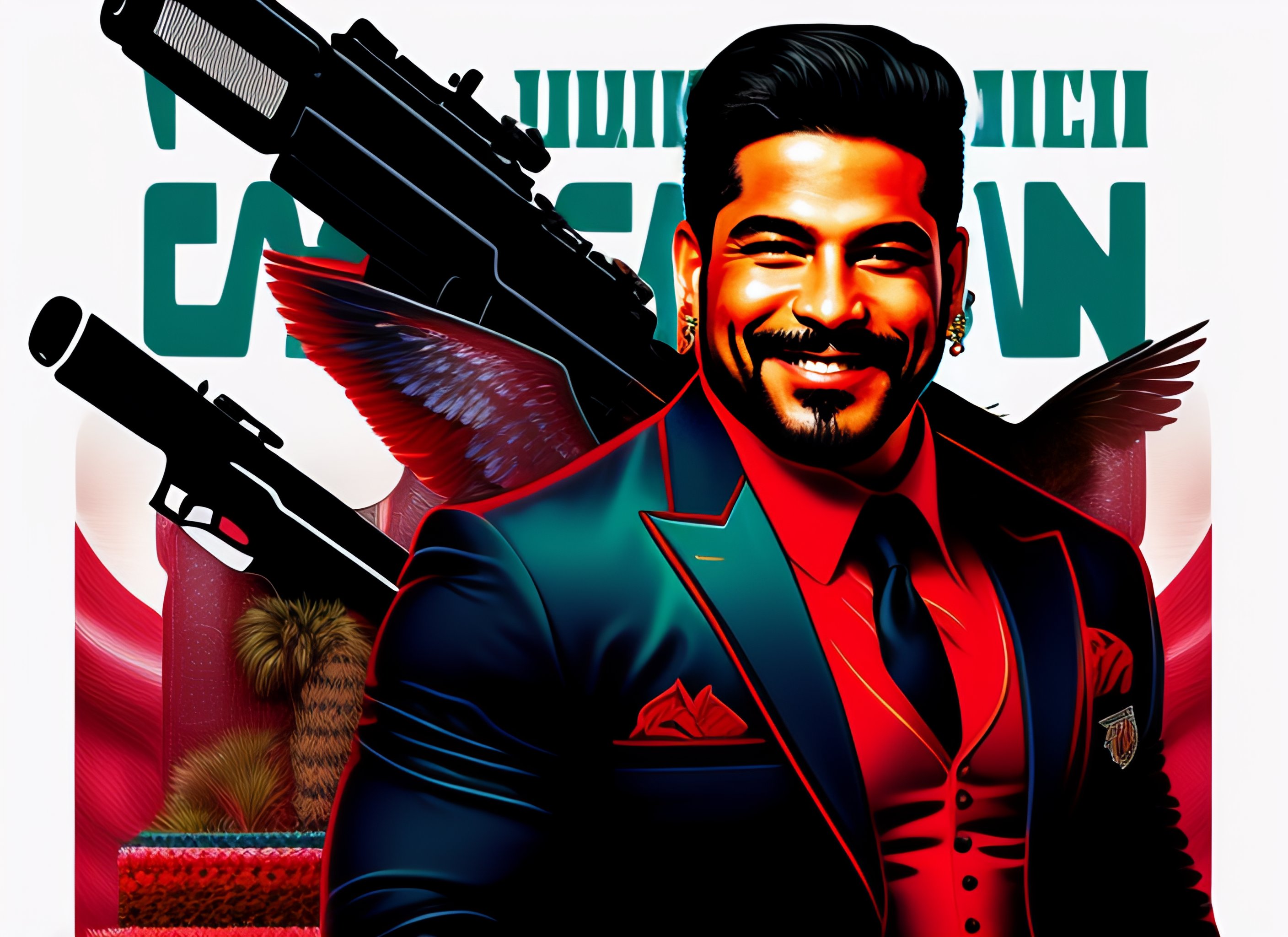 Lexica - Illustration ,ultra detailed,of a mexican man dressed in alkqn ...