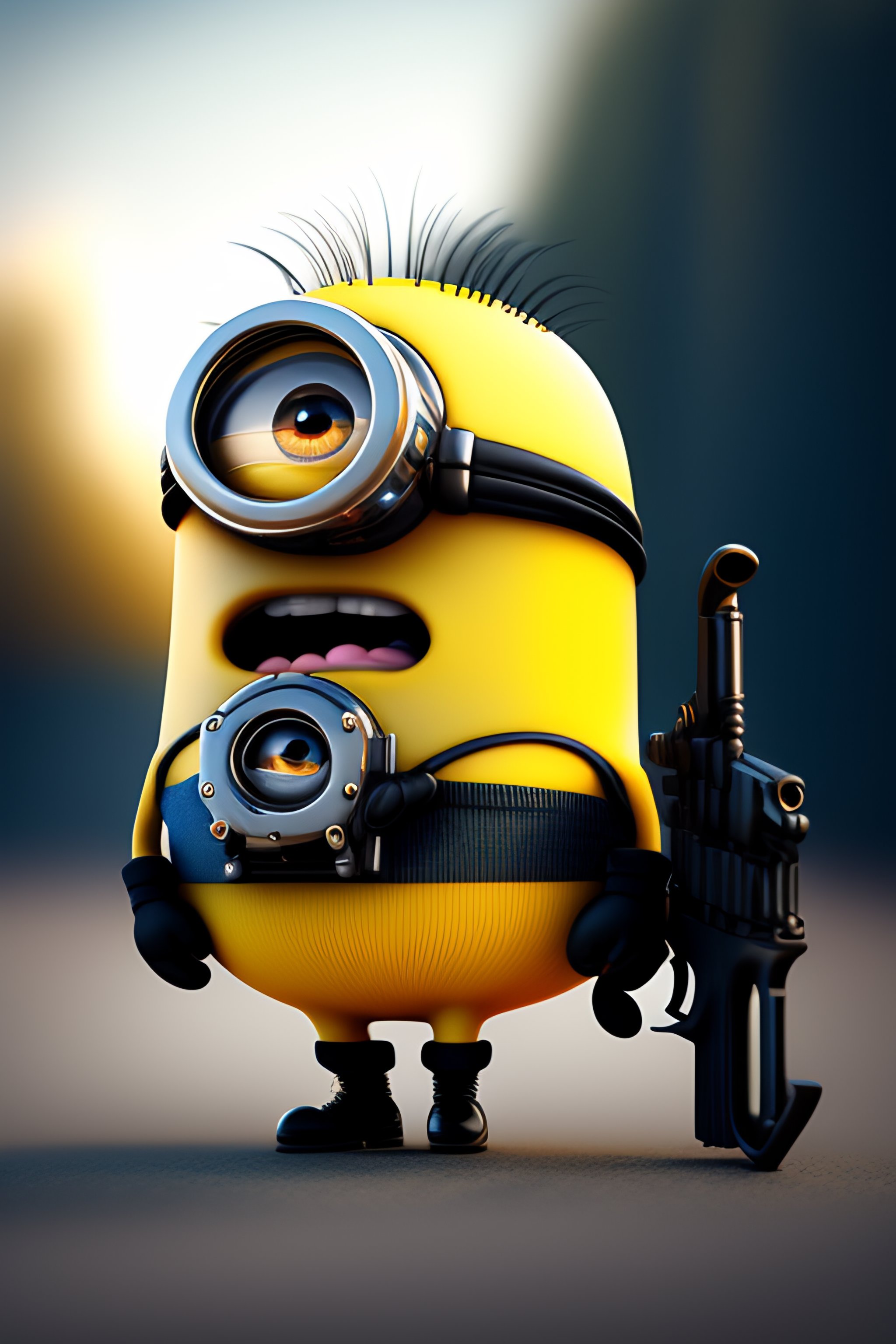 Lexica - Minion with gun