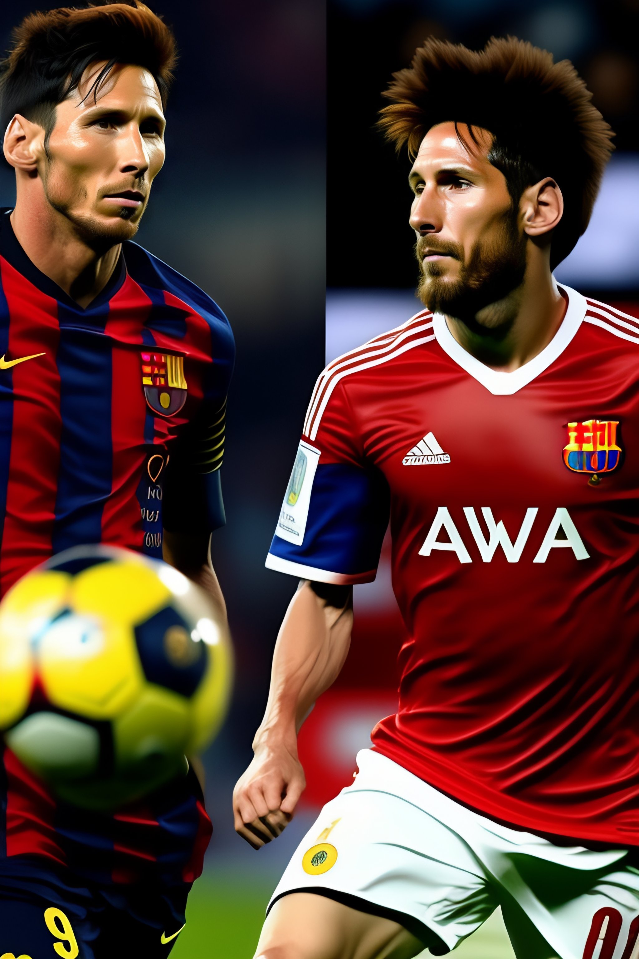 Lexica - Luffy and messi
