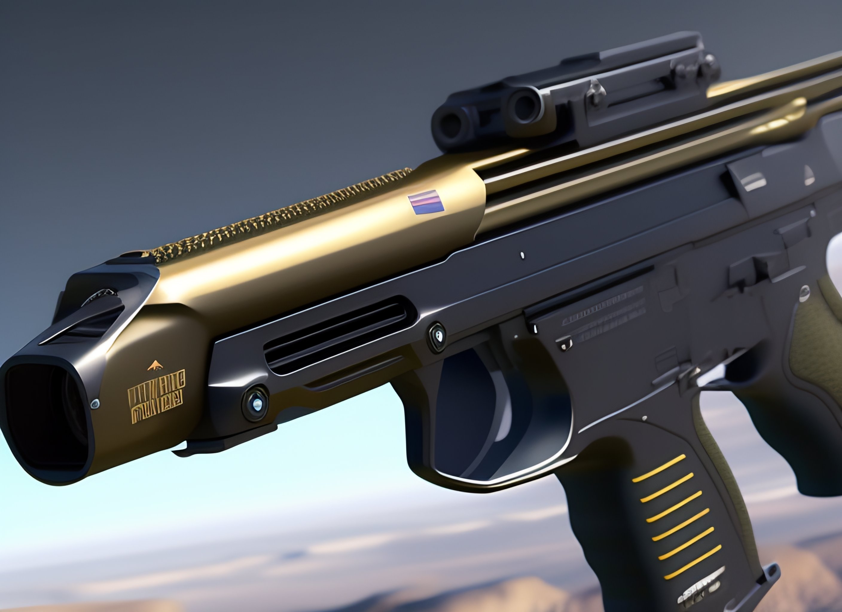 Lexica - Realistic concept art of future weapons, detailed, 1 4 5 0 ...