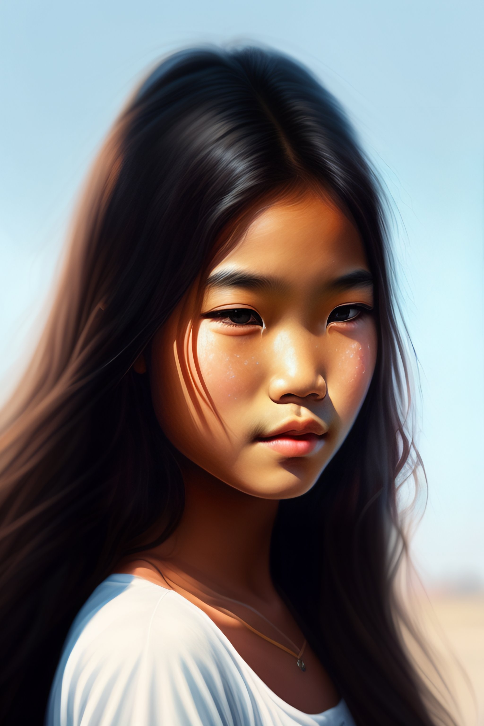 Lexica - Richly detailed coloured illustration of a beautiful cambodian ...