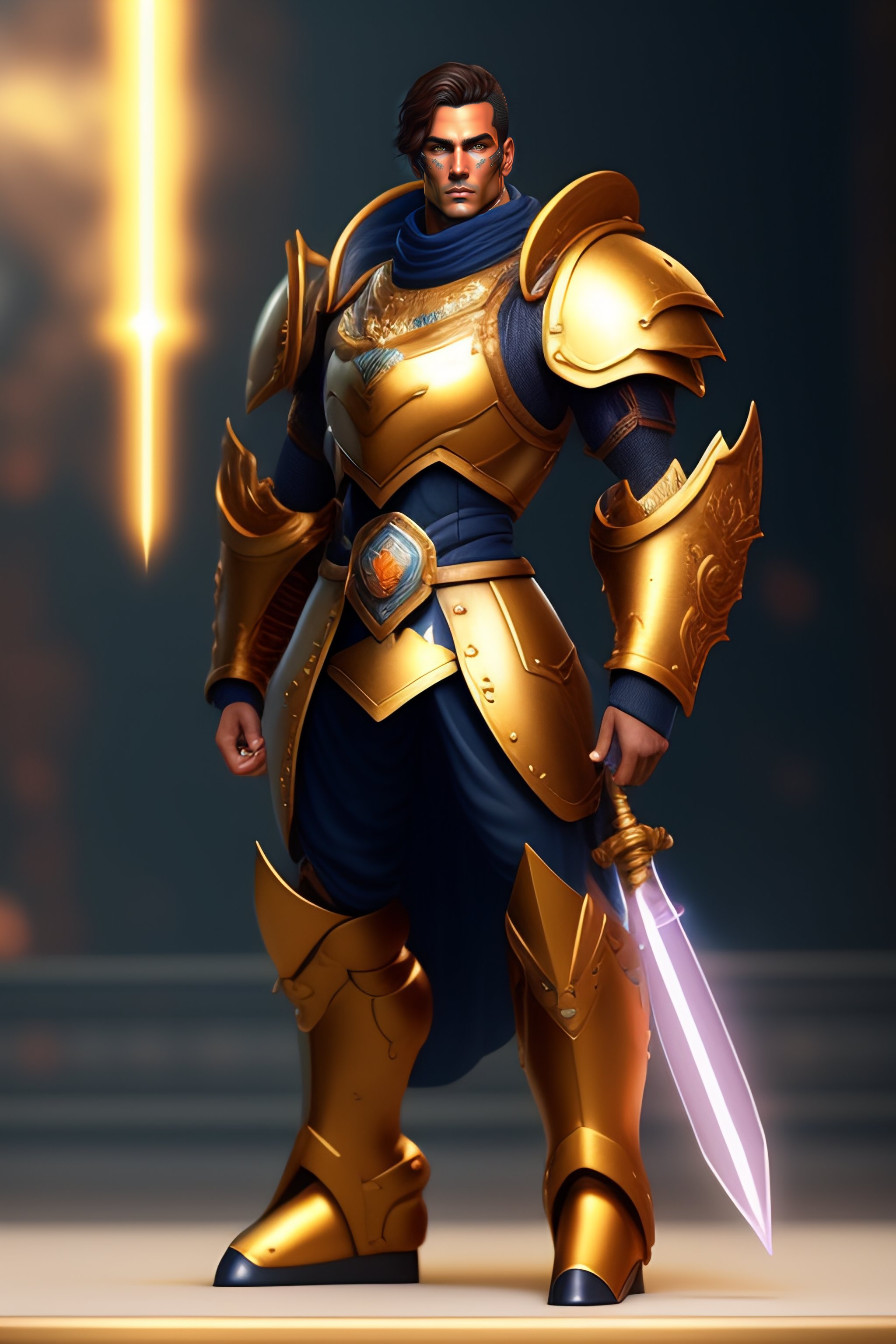 Lexica - Male Artillerist Artificer, with a robot shouder cannon ...