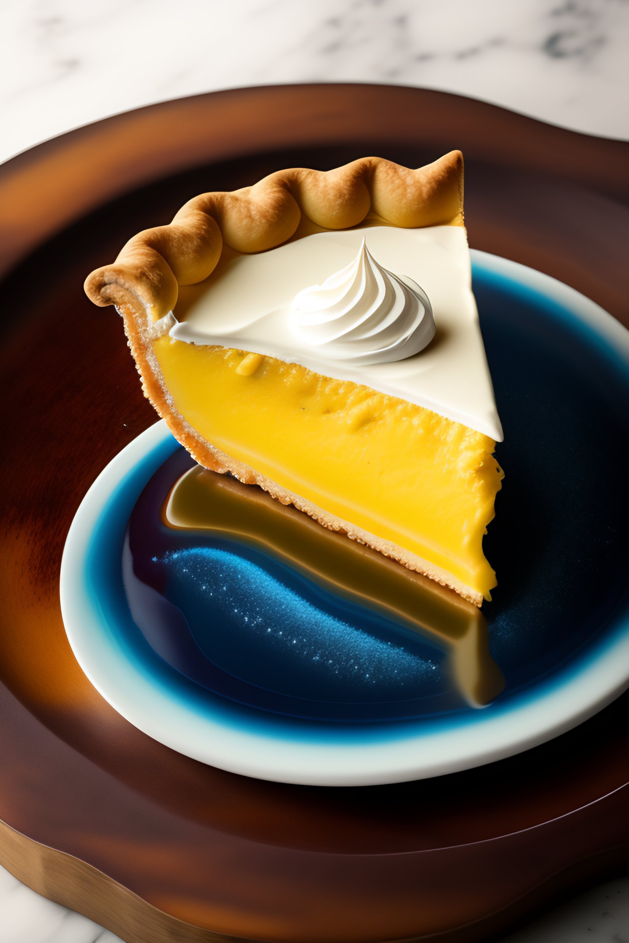 Lexica - Piece of pie flying in the space