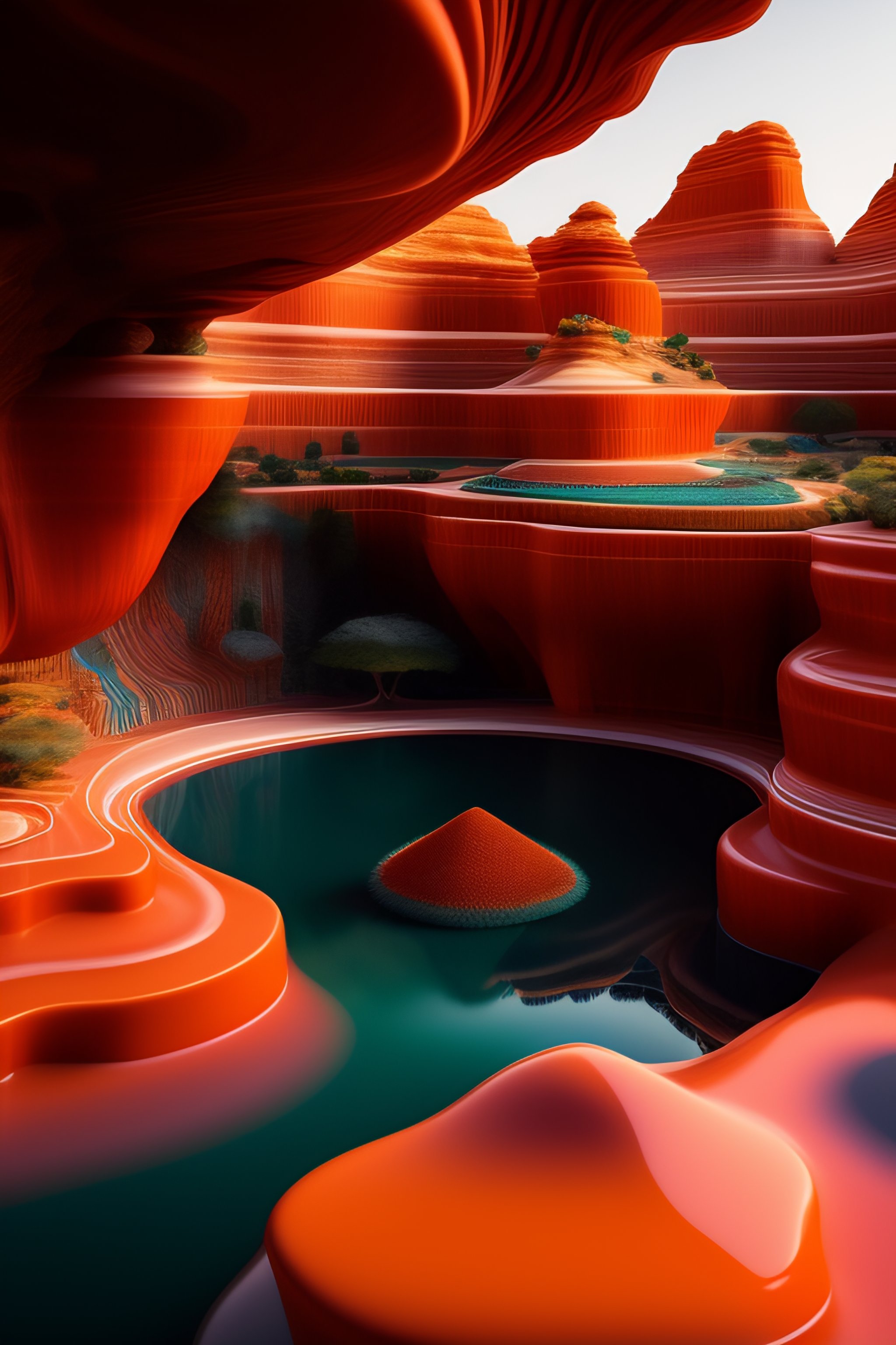 Lexica - 4 k macro photography, deep diorama vivid color, sedimentary ...