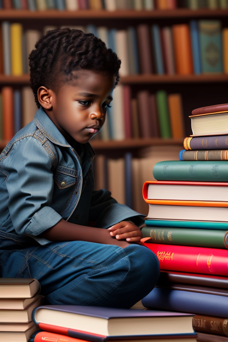 Lexica - Youth boy teaching a group of children in his school ...