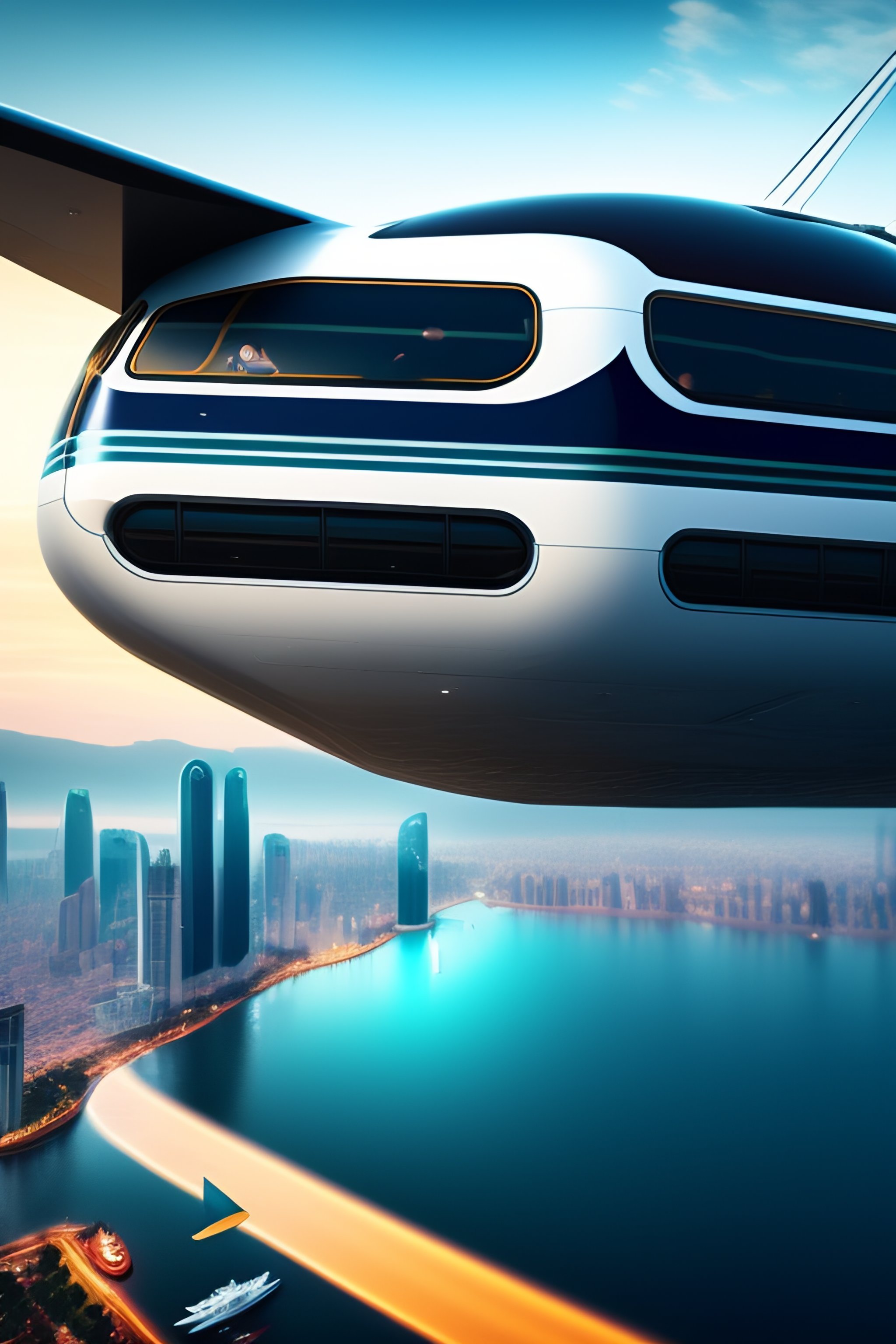 Lexica - Public air transport such as flying taxis or aerial monorails ...