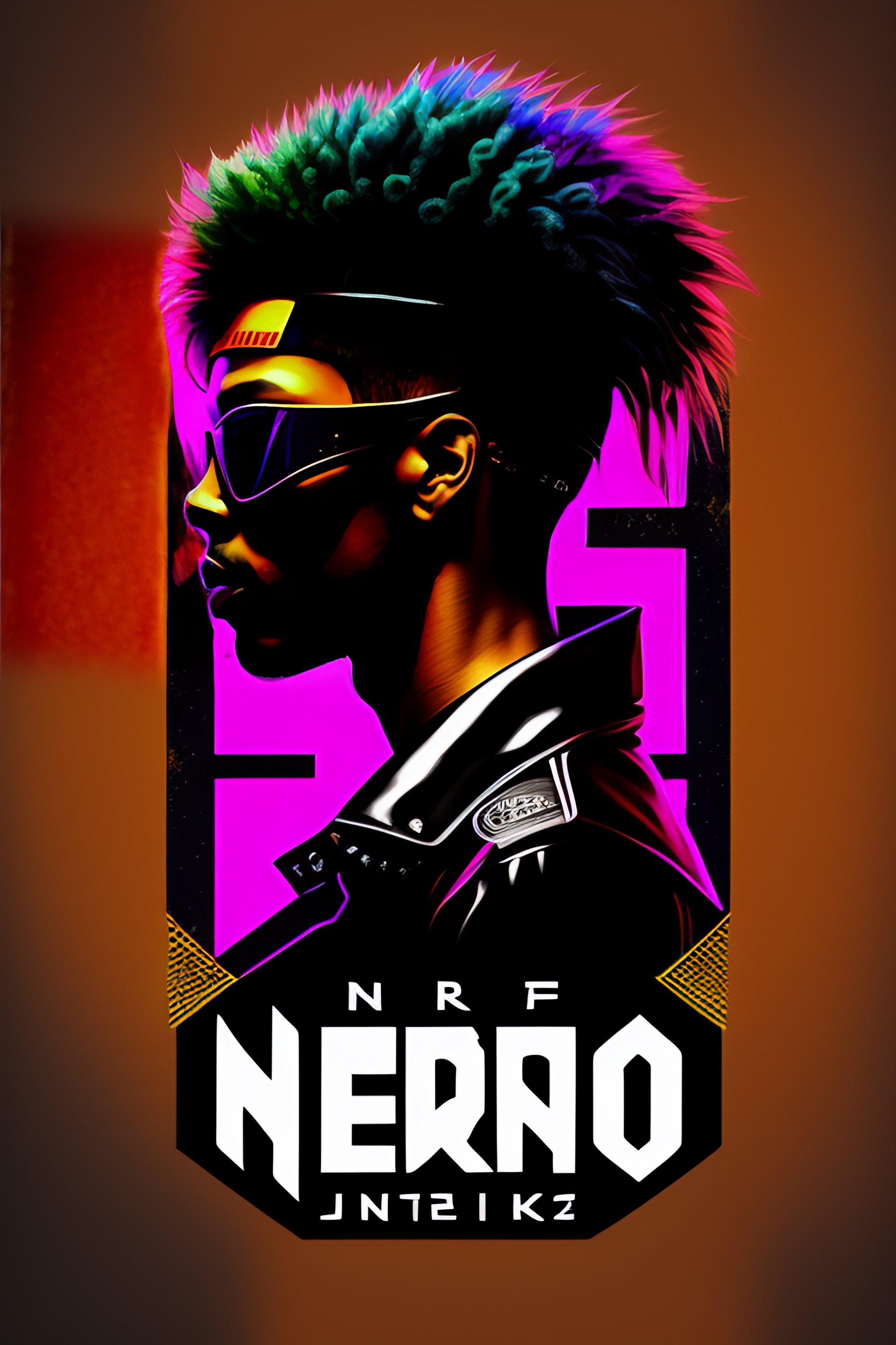 Lexica - "Neo Punks" Logo design, cyber punk style