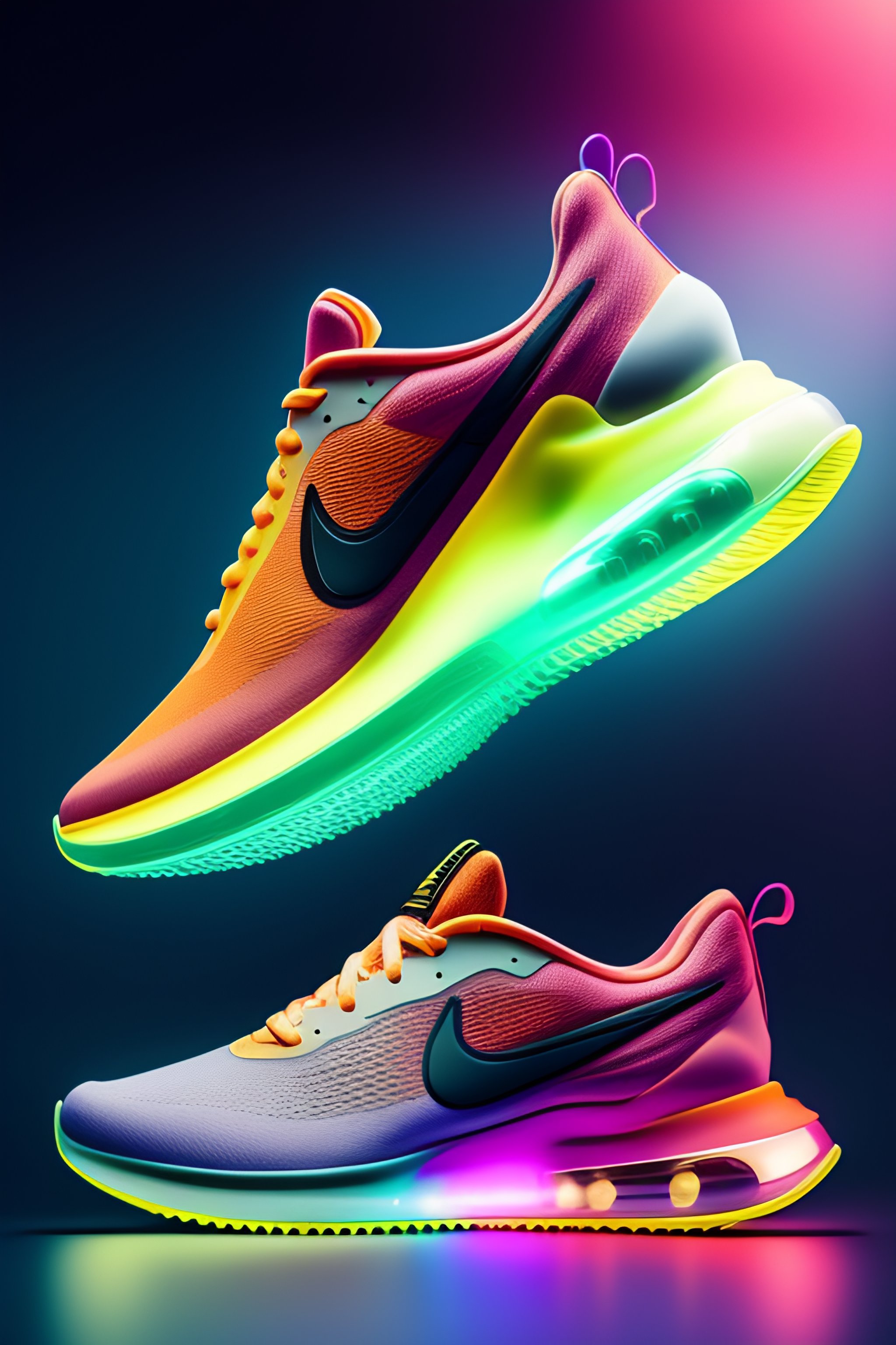 Lexica - Neo - futuristic nike sneaker, cybernetics, neo - futuristic ...
