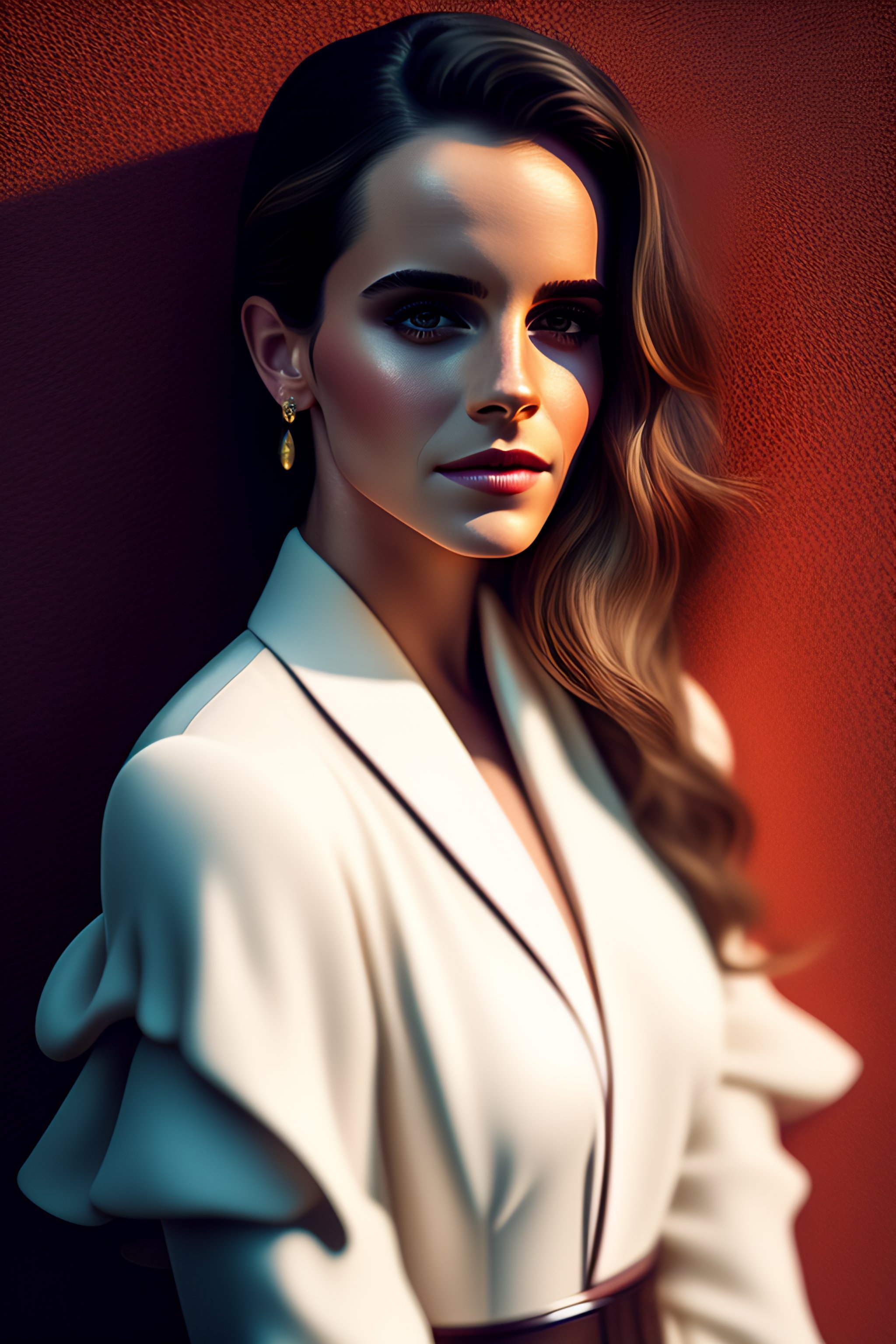 Lexica - Portrait of Emma Watson a stunningly beautiful alluring and ...