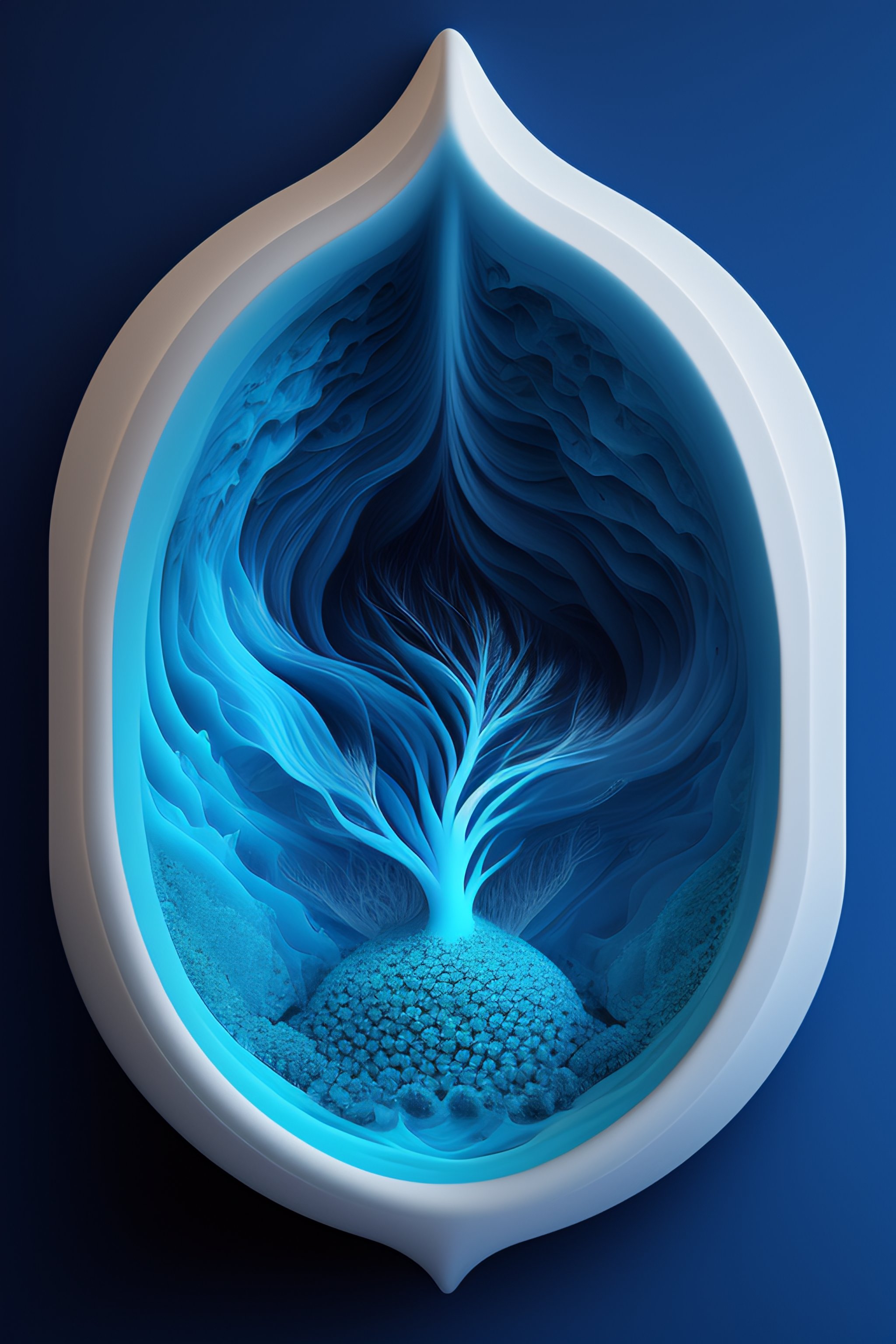 Lexica - Computer rendering inside of a natural neuron aggregate in ...