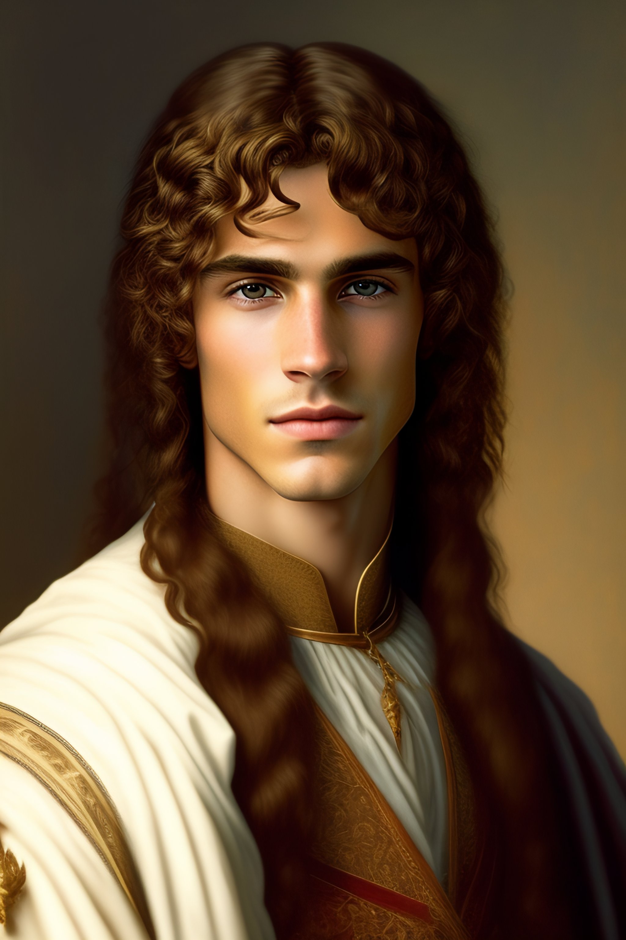 Lexica - Jacob Collins-Levy with light hair medieval style, detailed