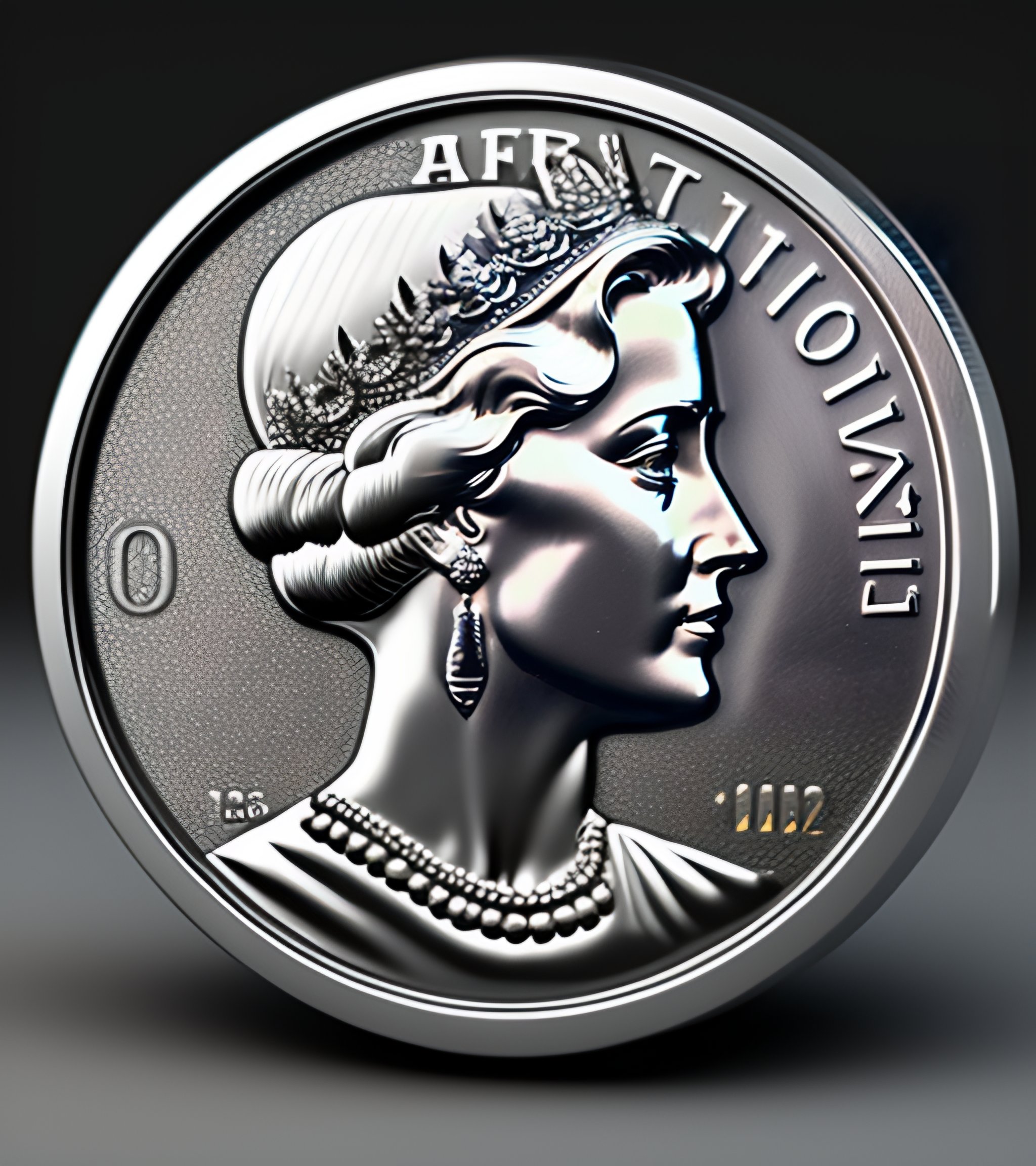 Lexica - Artificial intelligence silver coin