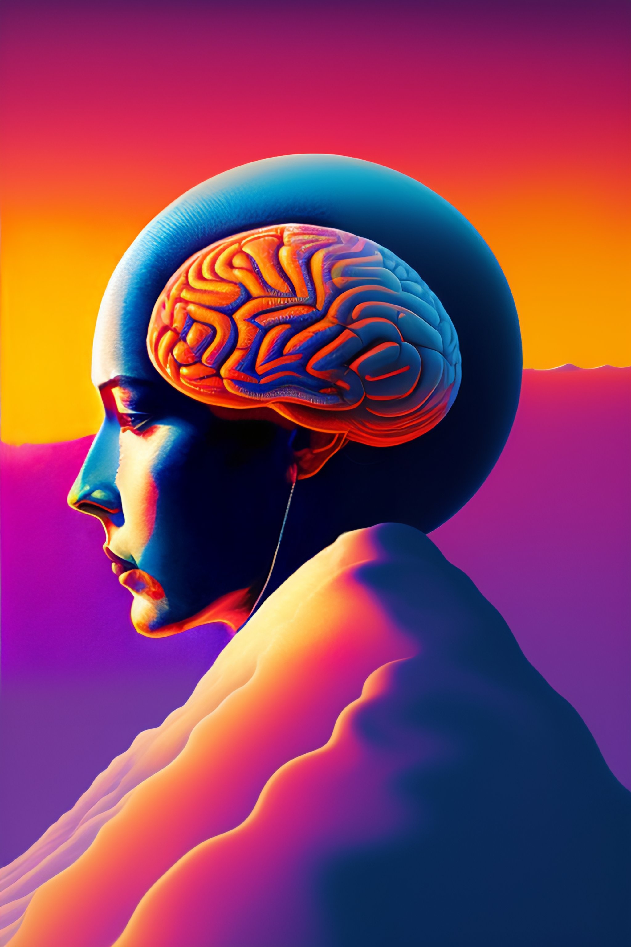 Lexica - Brain as a landscape, painted by Edward Hopper, Wayne Barlowe ...