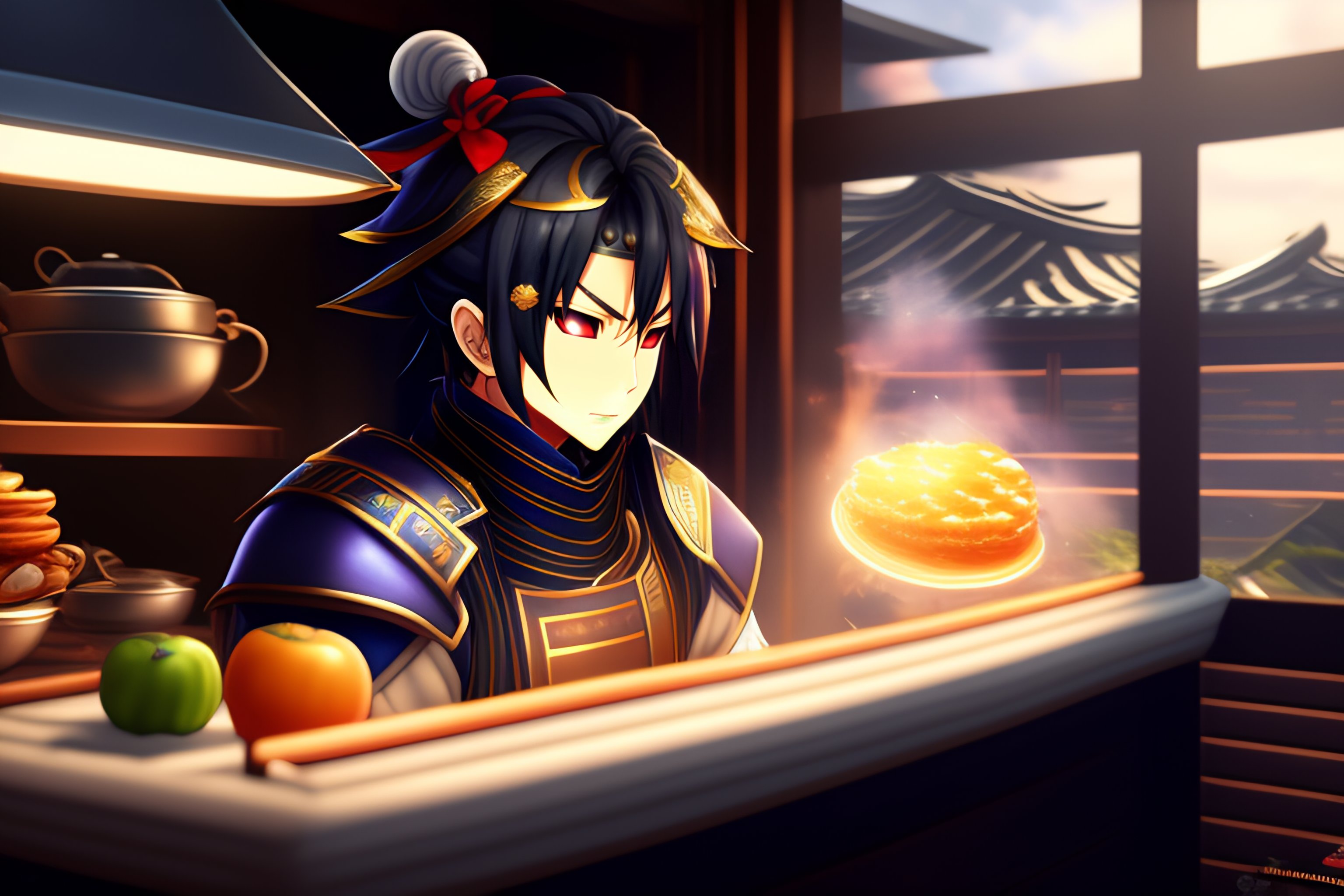 Lexica - Raiden shogun from genshin impact ; cute ; digital art ...