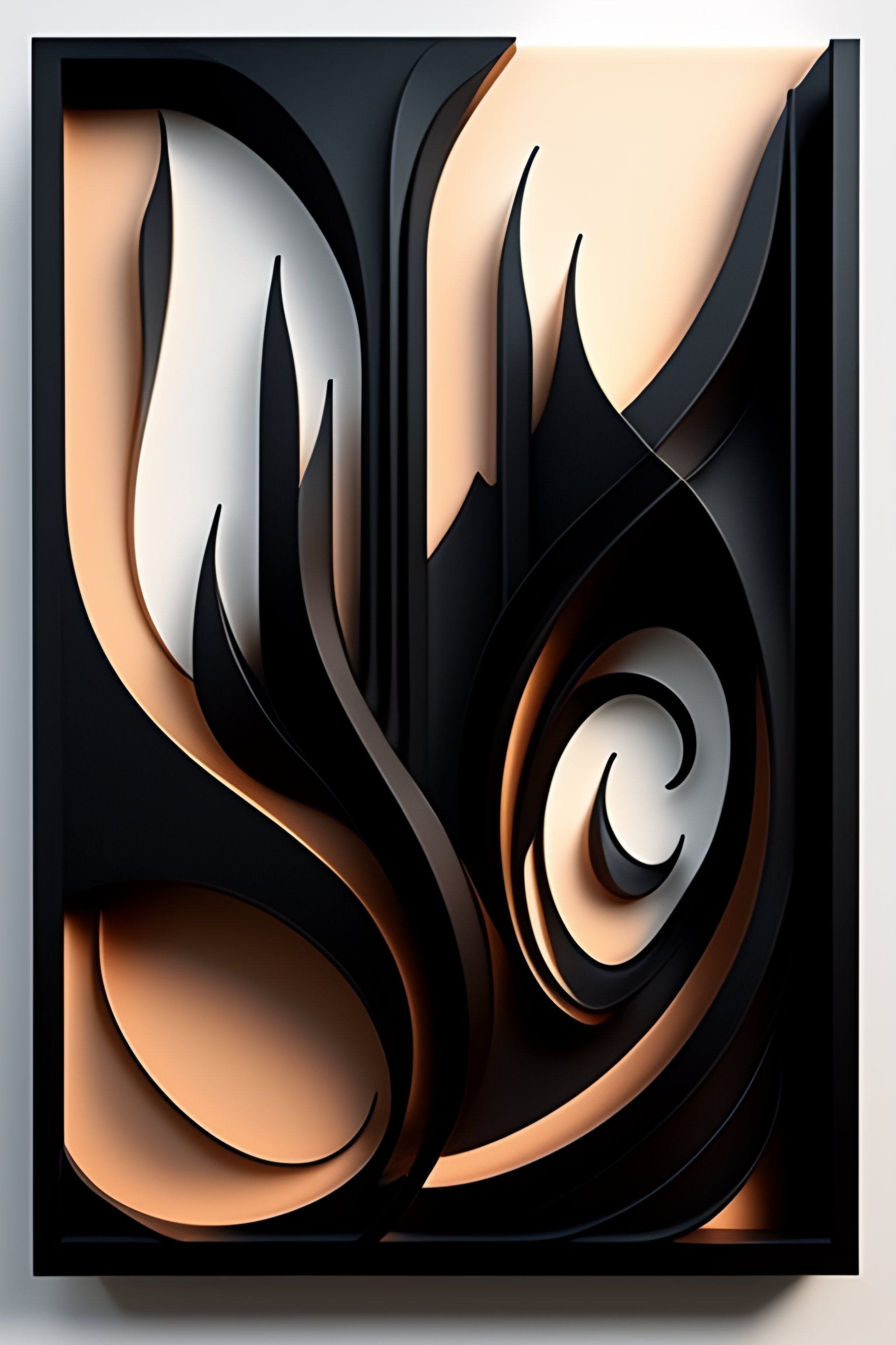 Lexica - Gothic abstract 3d wall art