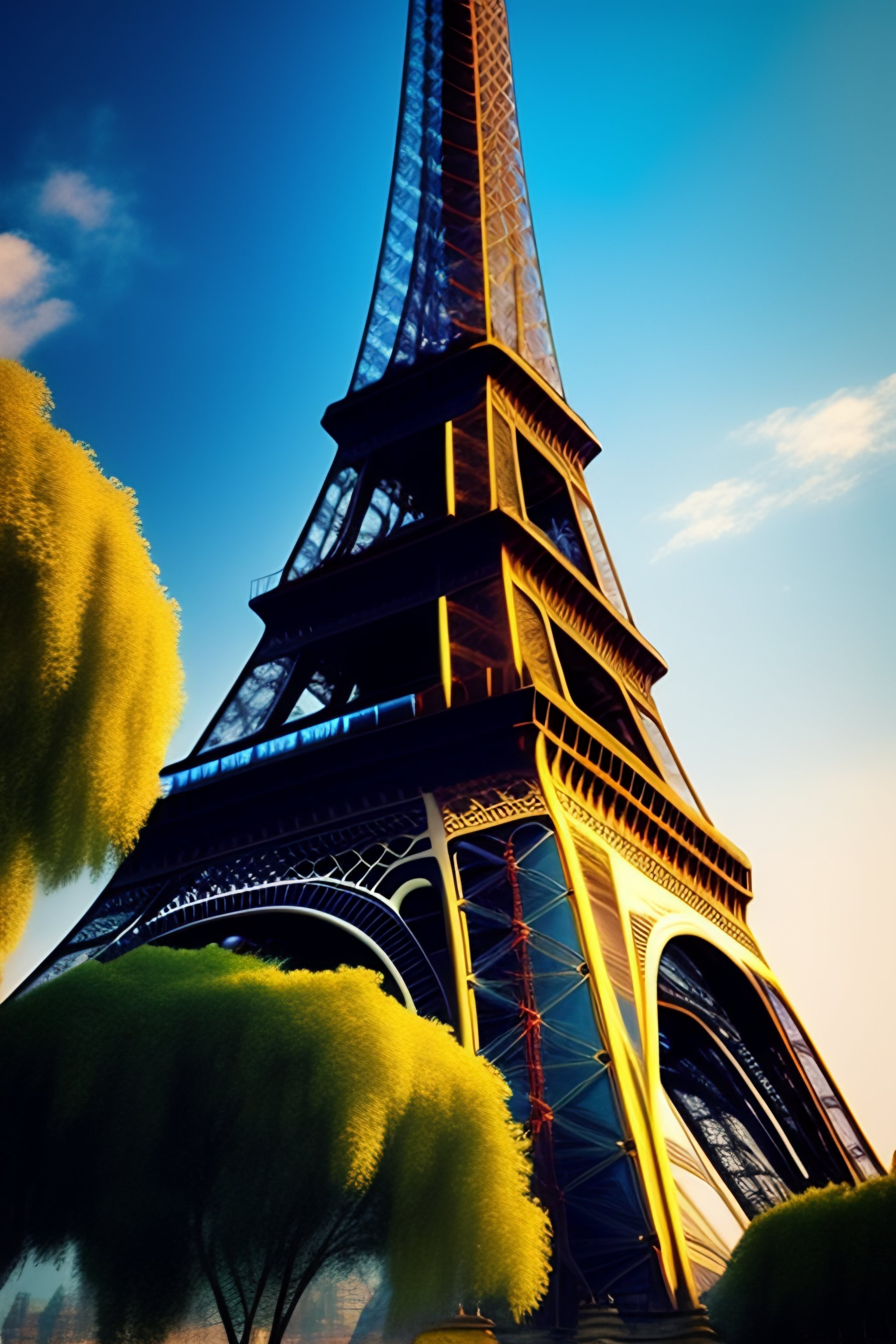 Lexica - Tour Eiffel in Avatar movie settings