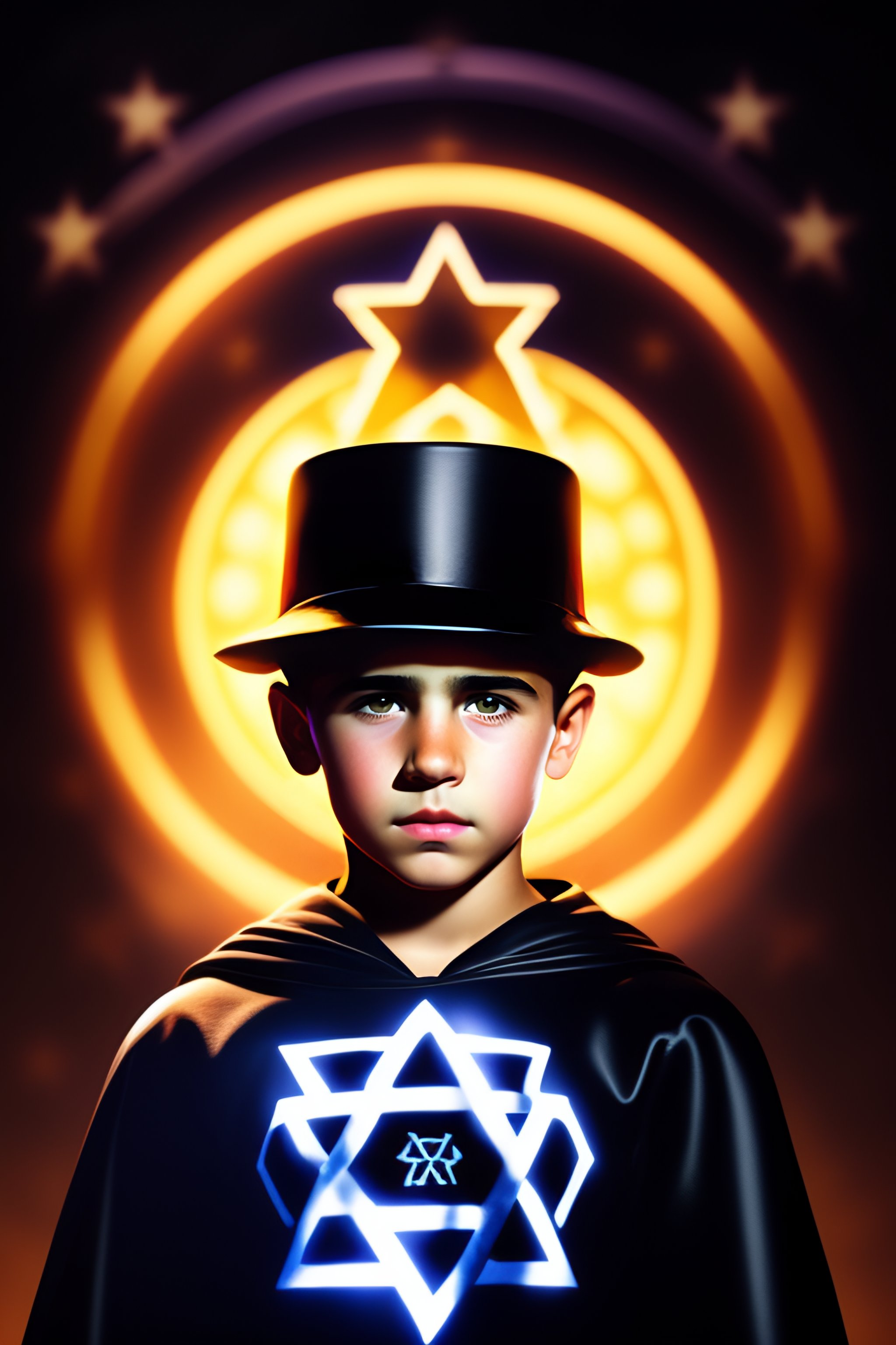 Lexica - An Israeli Jewish boy, ultra-Orthodox, superhero, wearing a ...