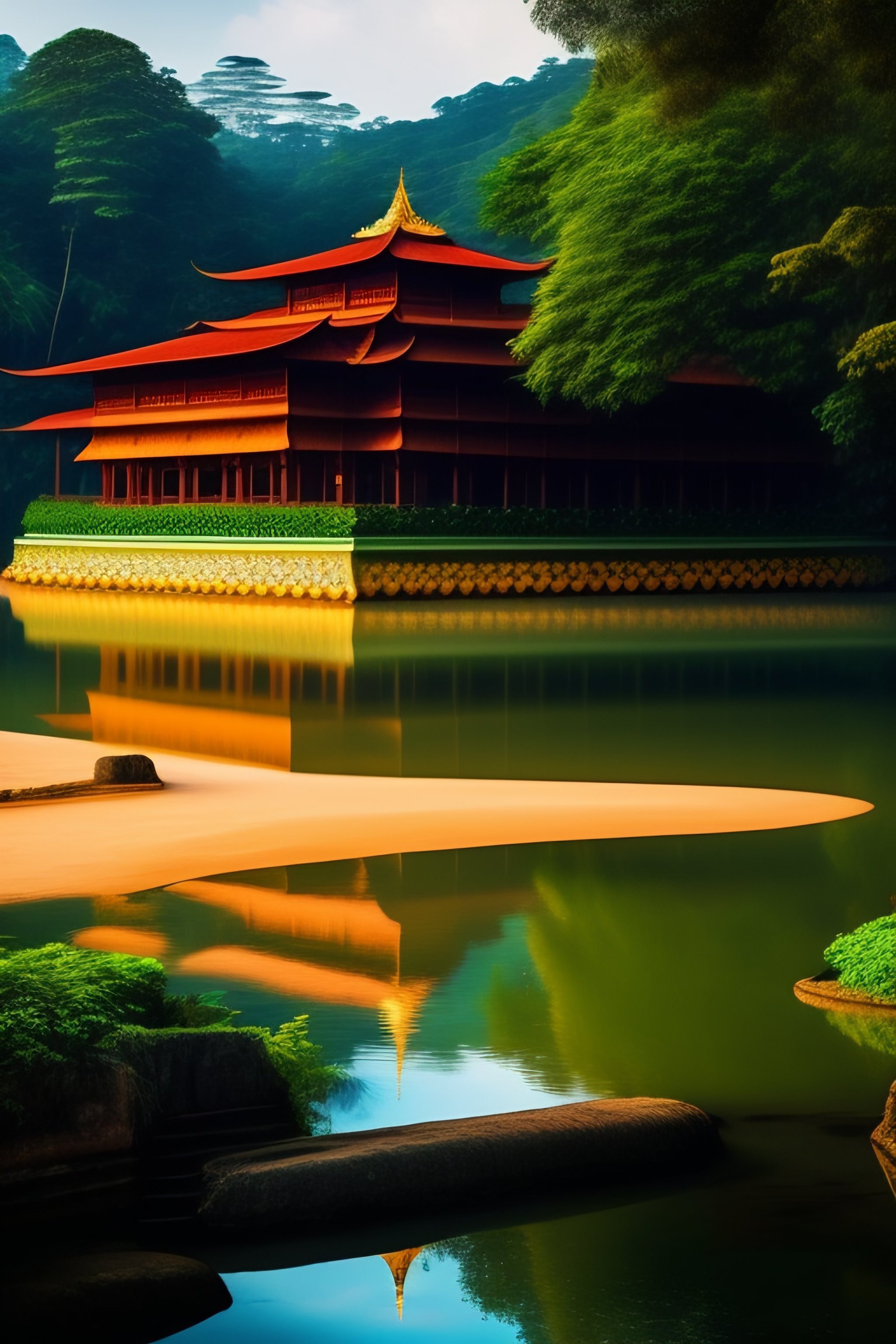 Lexica - Kandy sri lanka beautiful scenarios