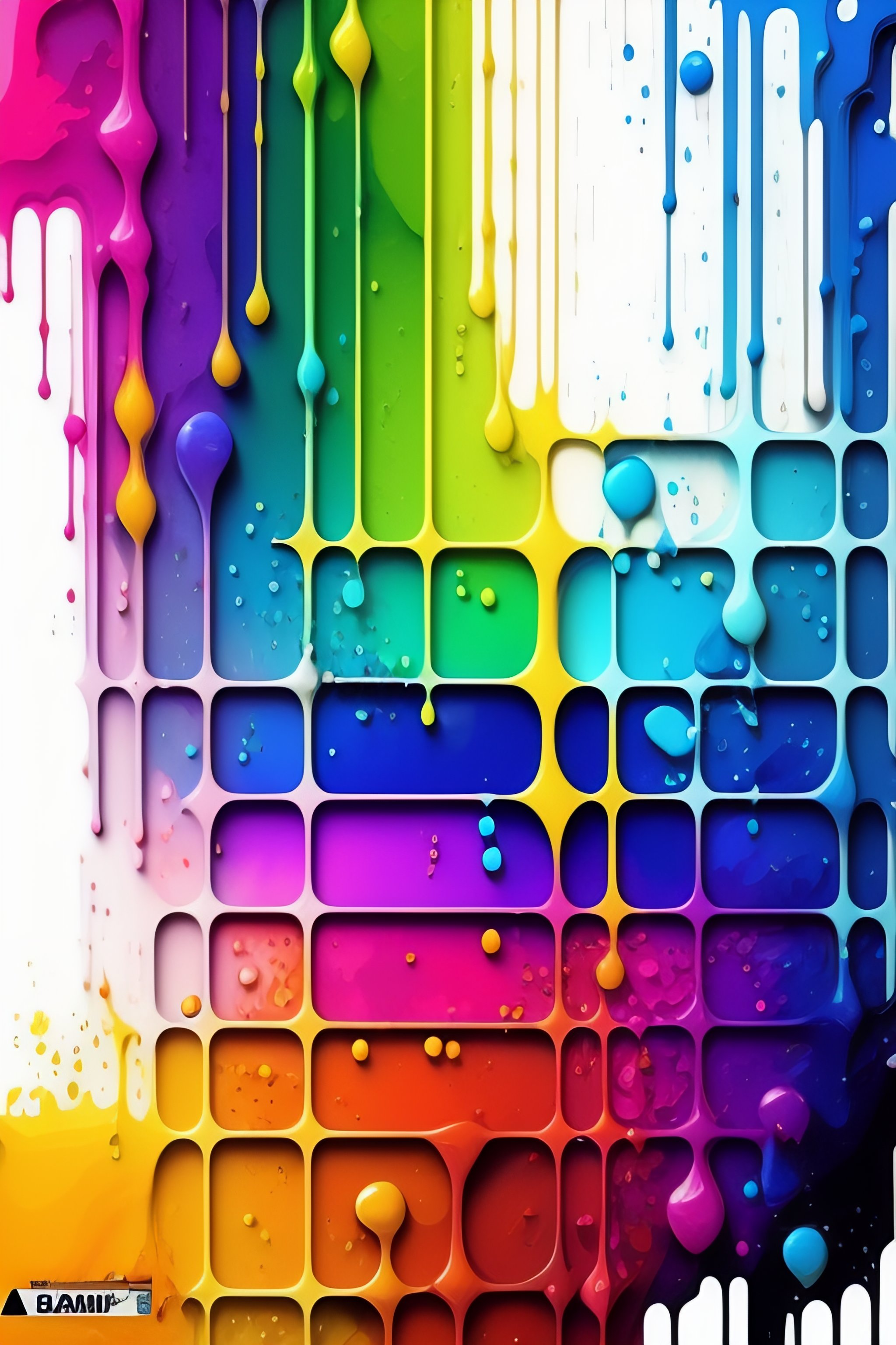 Lexica - Graffiti, dripping paint, spray paint, many colors watercolor ...