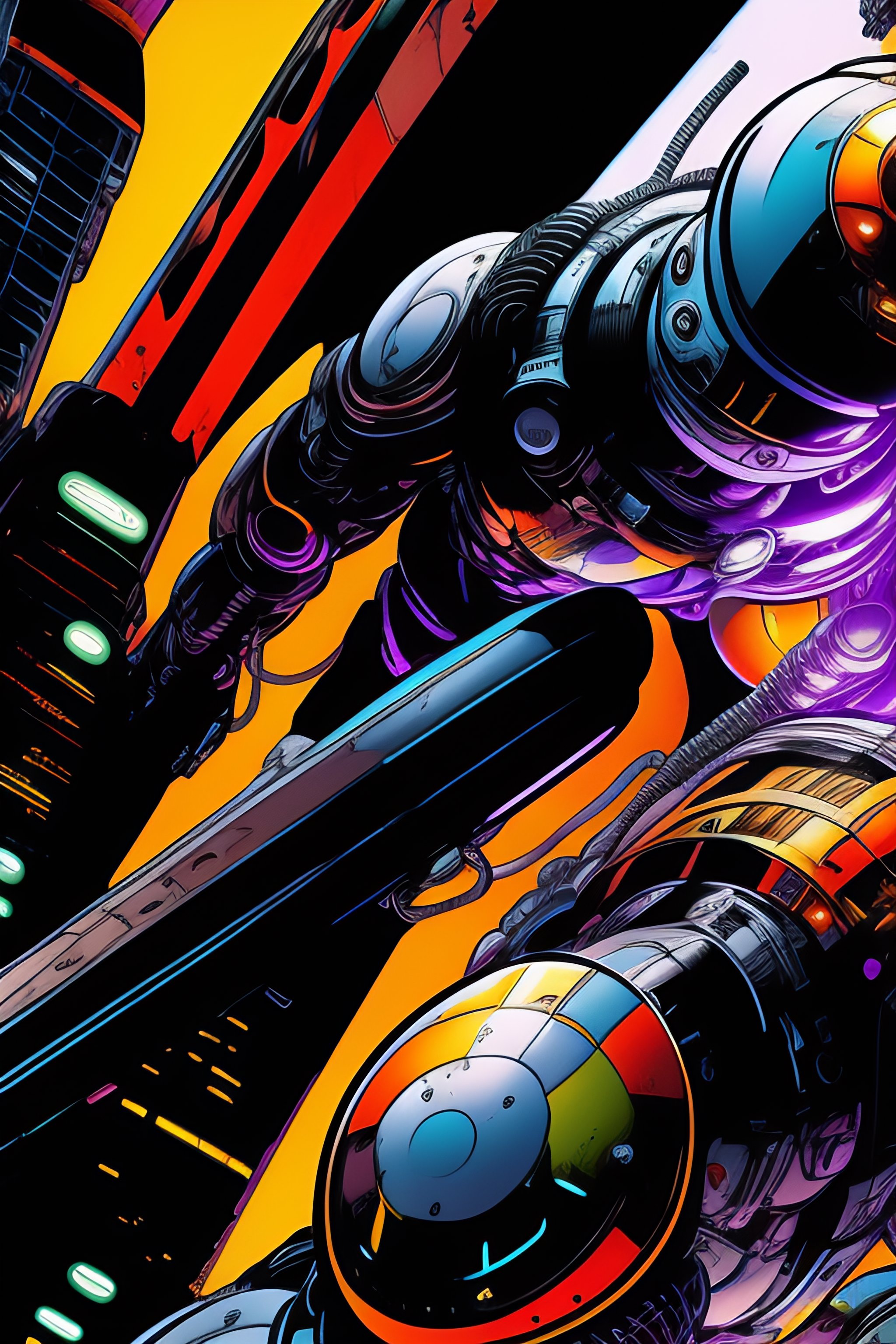 Lexica - A comic book panel about robots taking over the world ...