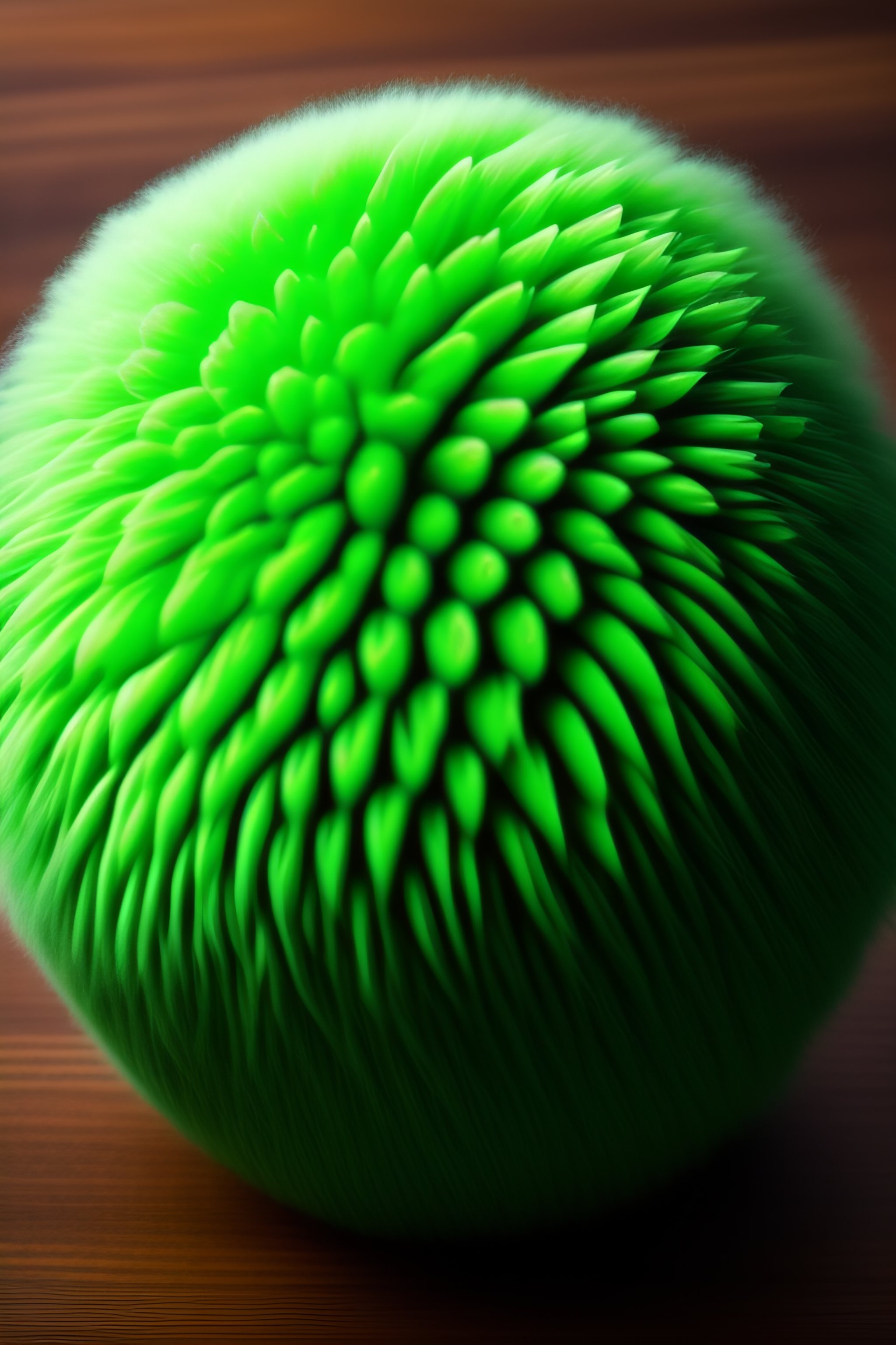 Lexica - Green fluffy texture