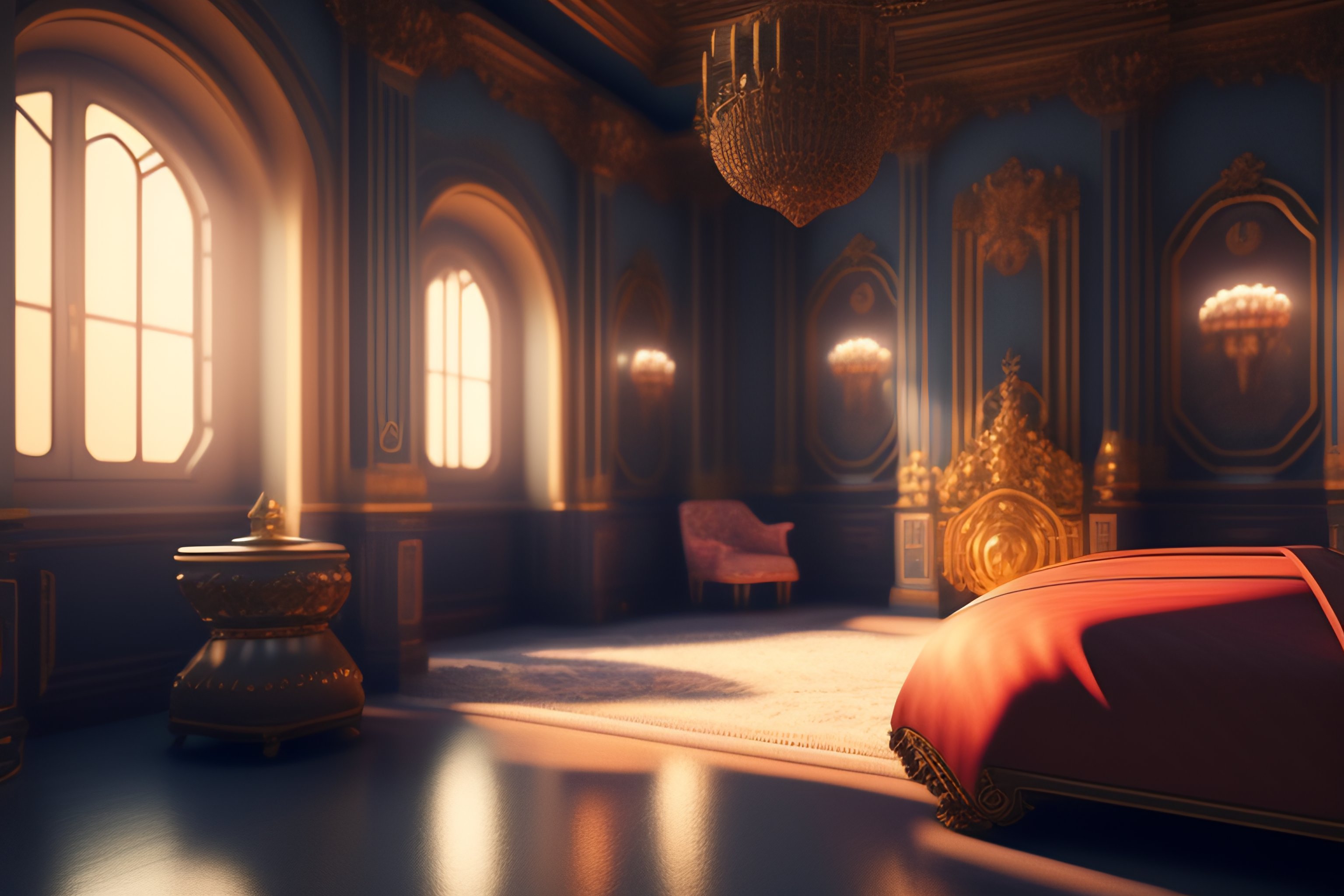 Lexica - Mechanized room, neorealist art room, intricate details ...