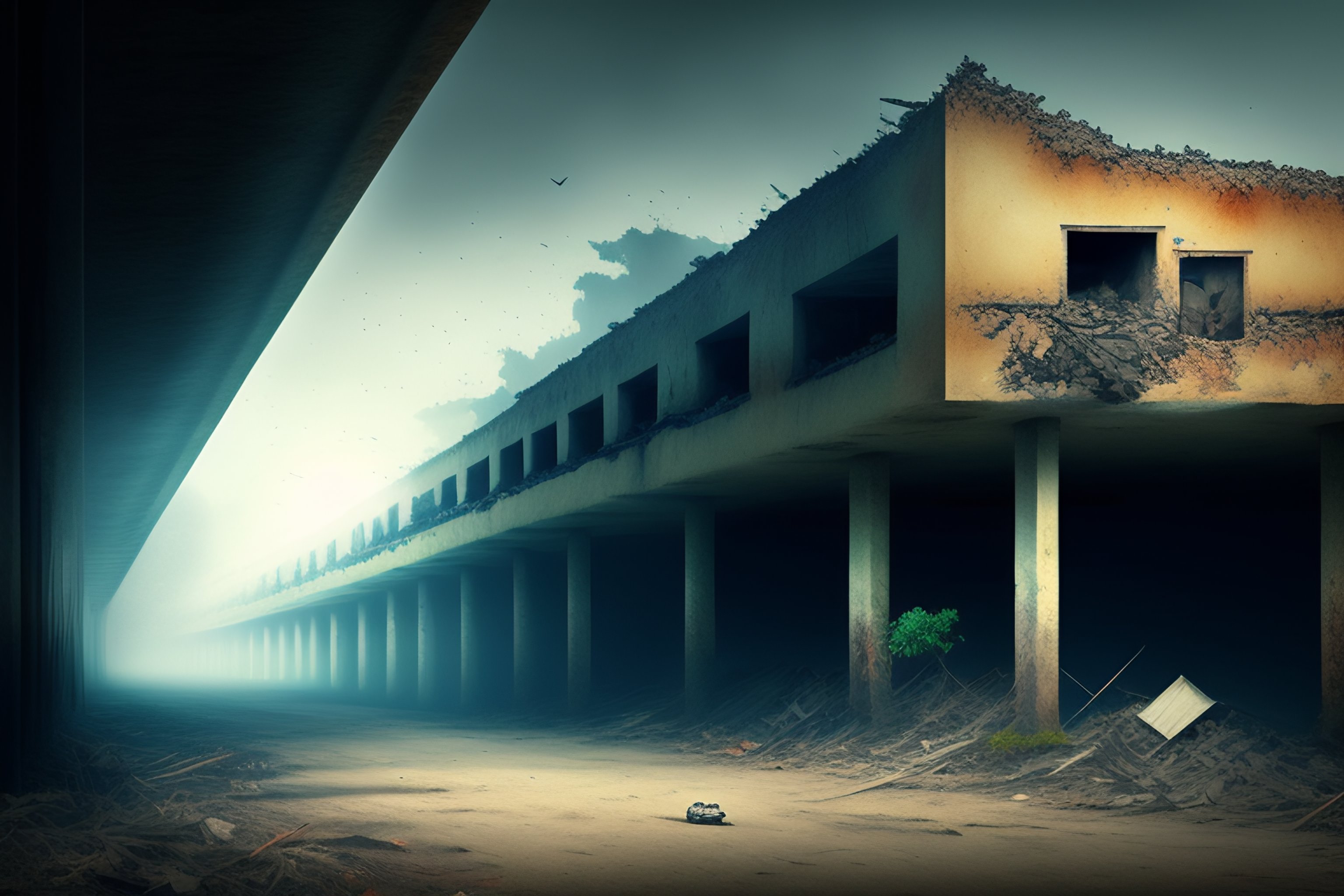 Lexica - Human in ruin, apocolypse, metro, nature