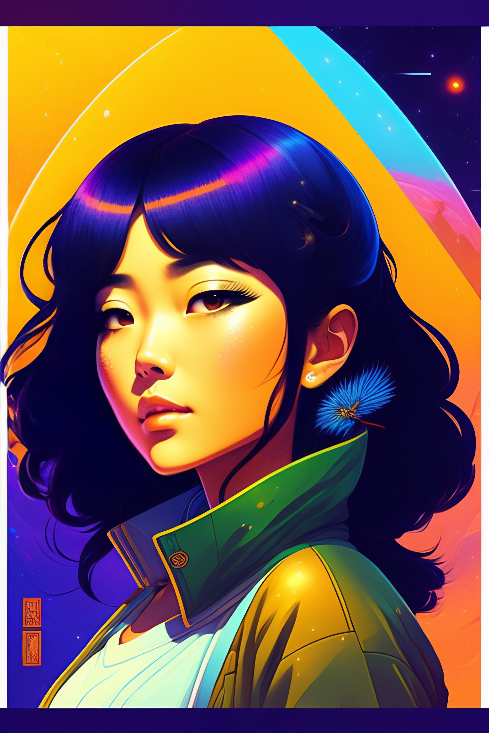 Lexica - Photo of a quetzal in the space, style of laurie greasley ...