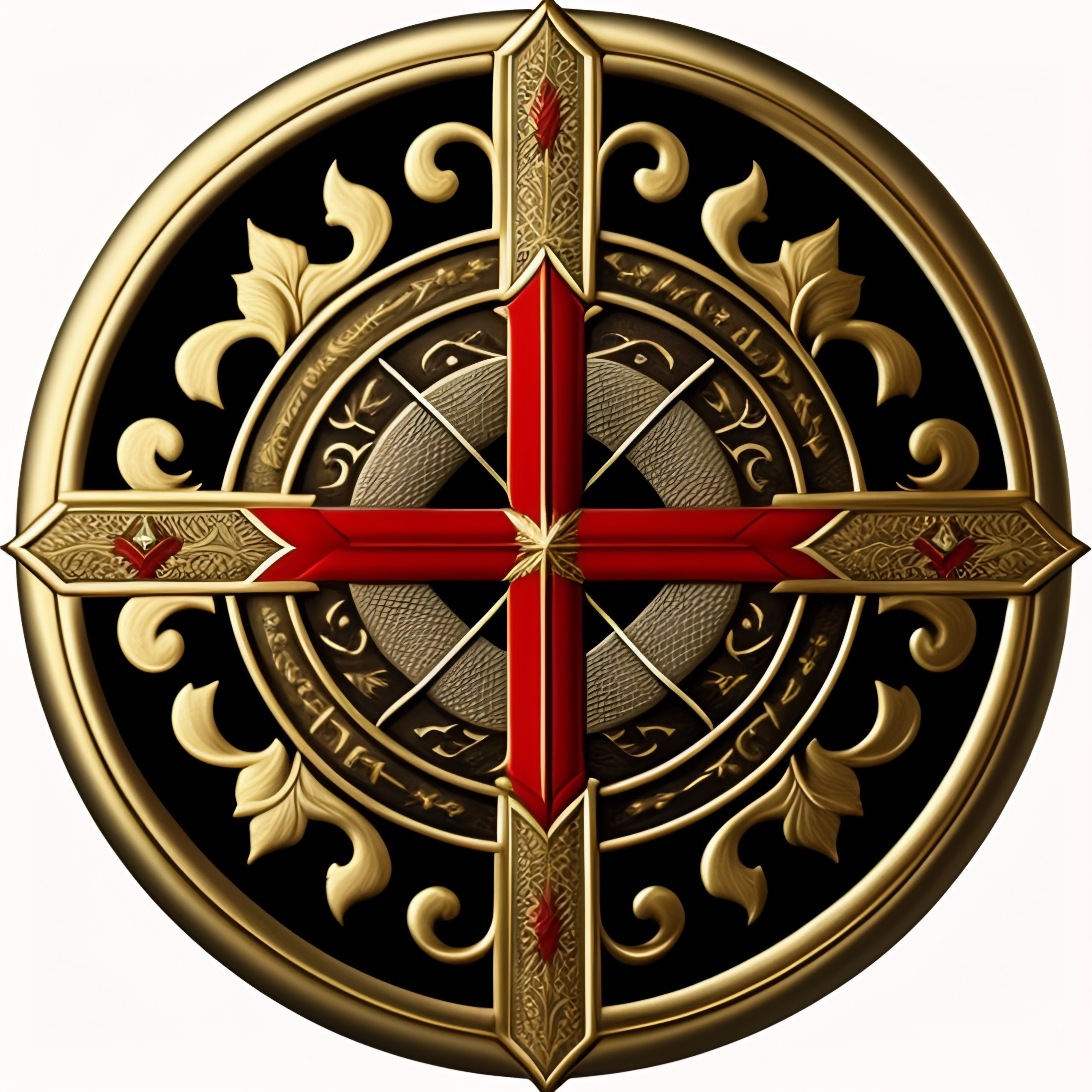 Lexica - Quarterly, first and fourth Argent, a full cross Gules, second ...