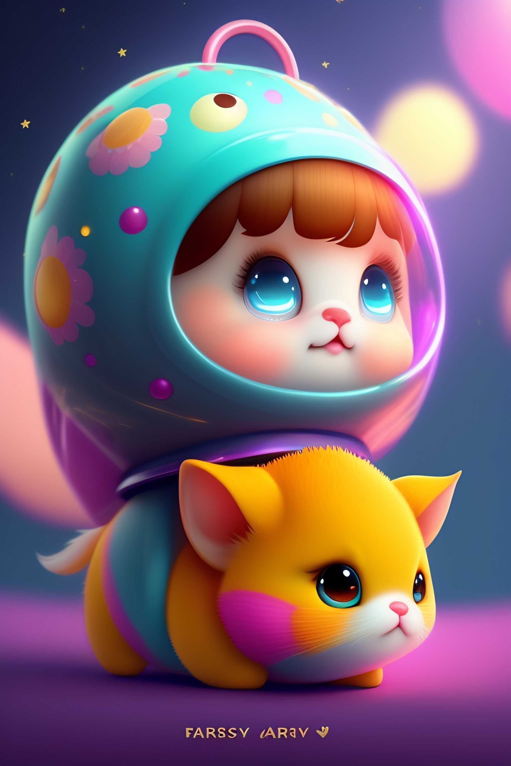 Lexica - Cute and adorable cartoon it baby, fantasy, dreamlike ...