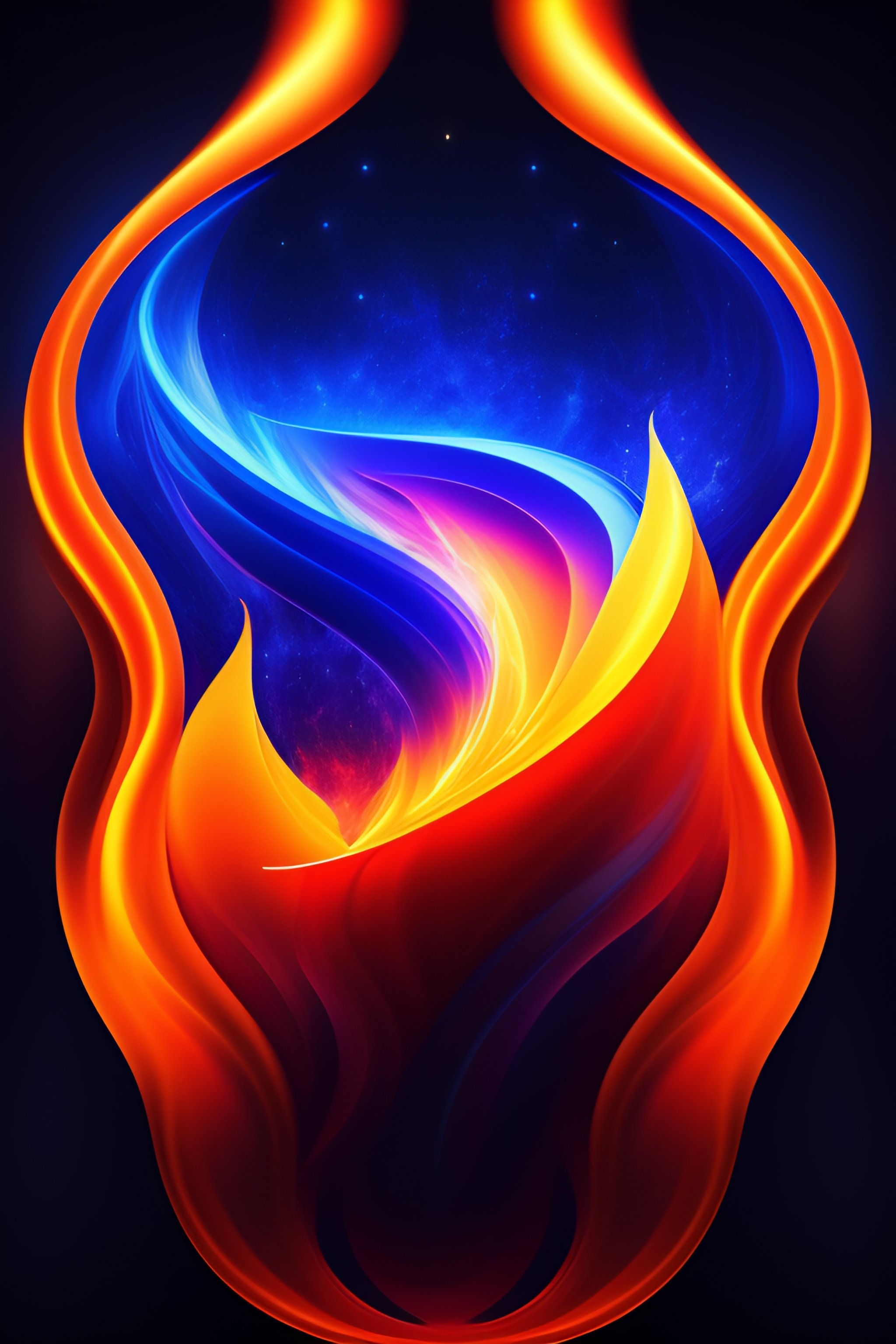 Lexica - Word "risen" in fire and blue fire