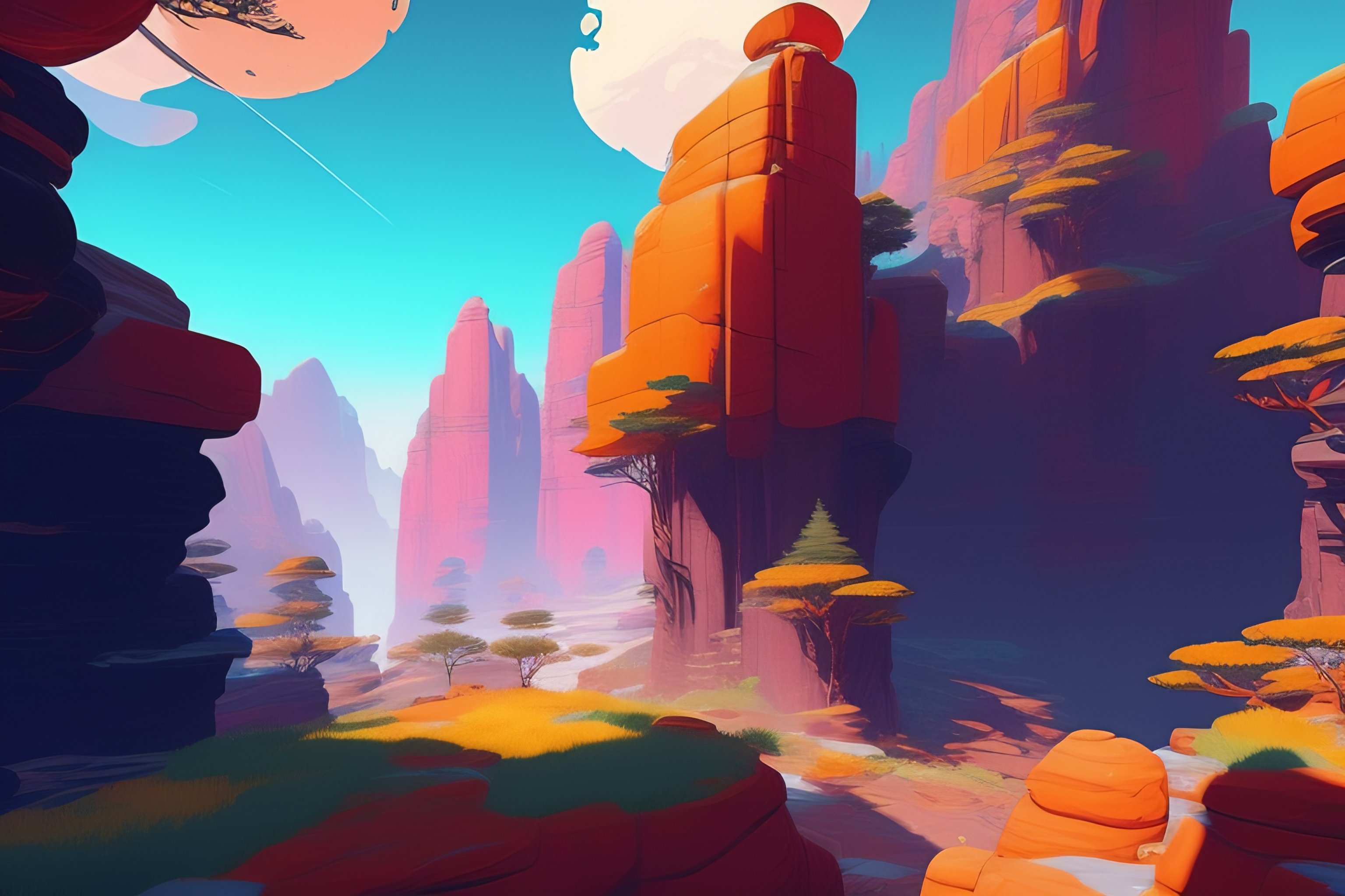 Lexica - Landscape from the Game Apex Legends, artstation winner by ...