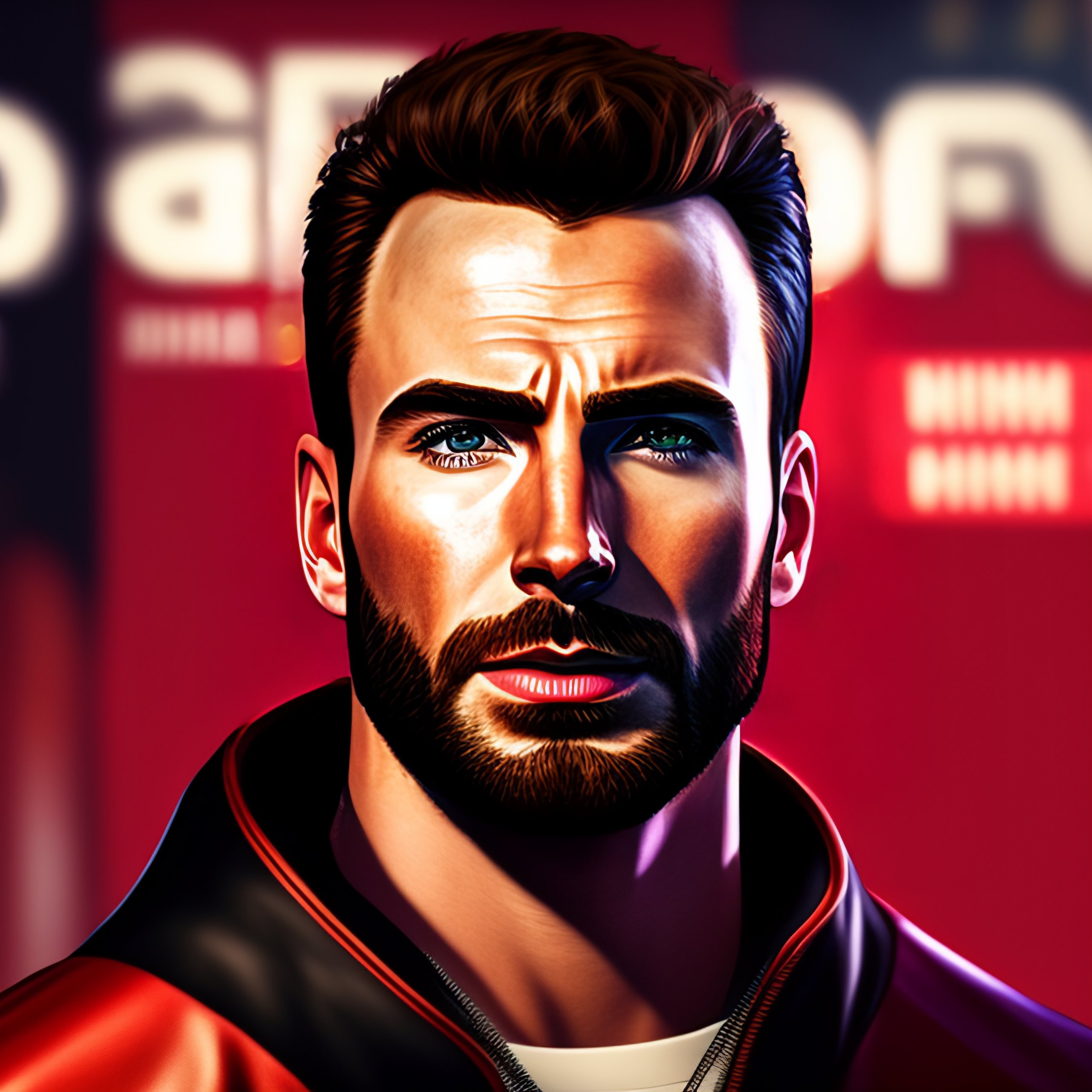Lexica - A portrait of chris evans in GTA V game cover art ,4k highly ...