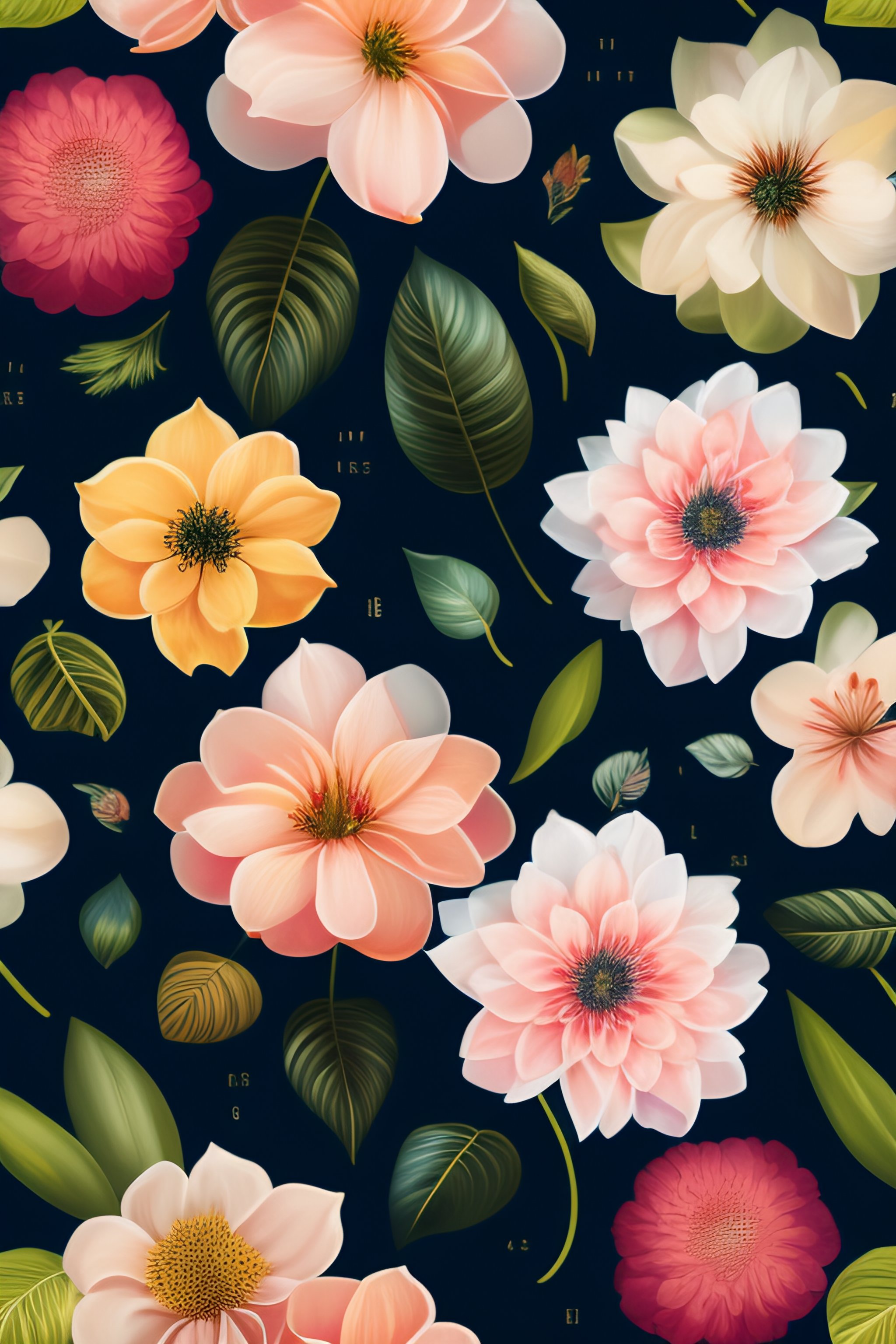 Lexica - Botanical print pattern