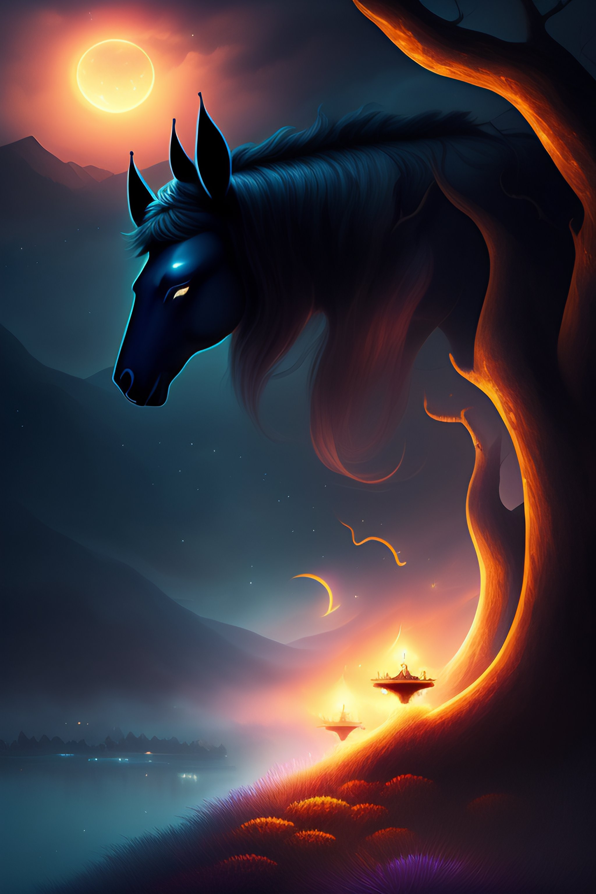 Lexica - A dark nightmare night