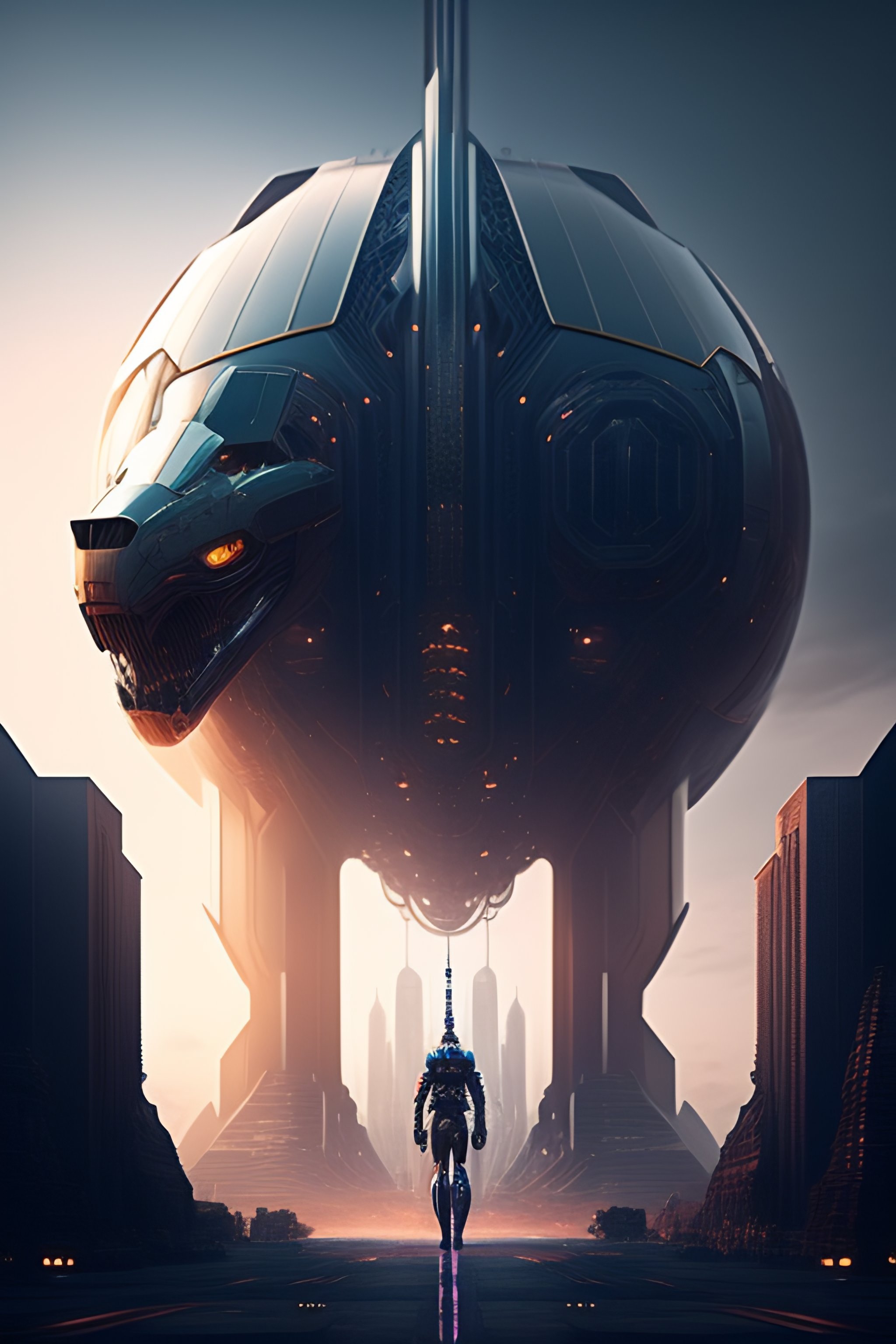 Lexica - Machine merged with humanoid, drastic biological mutation ...