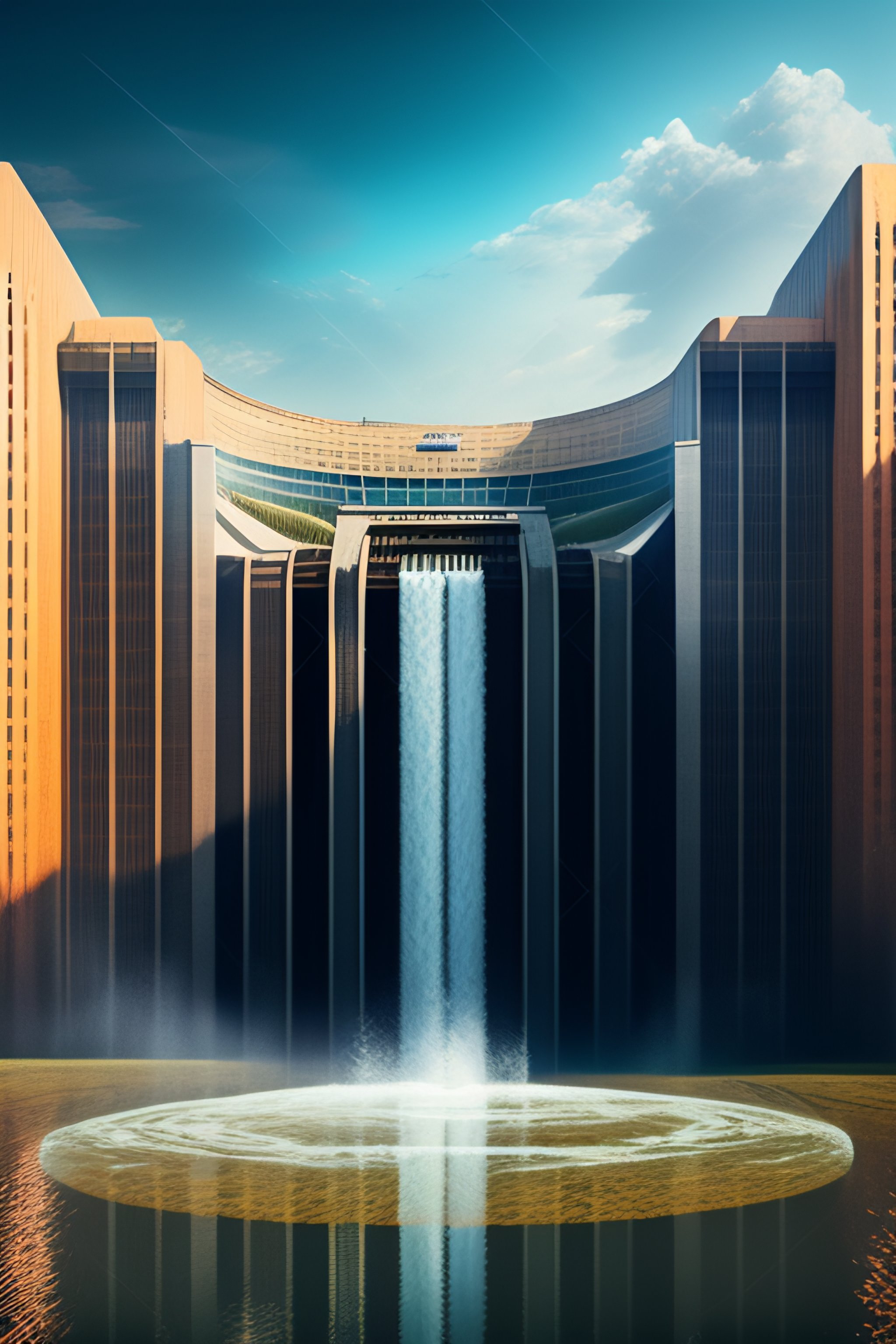 Lexica - Dam cracked by small robots, massive flooding, office ...