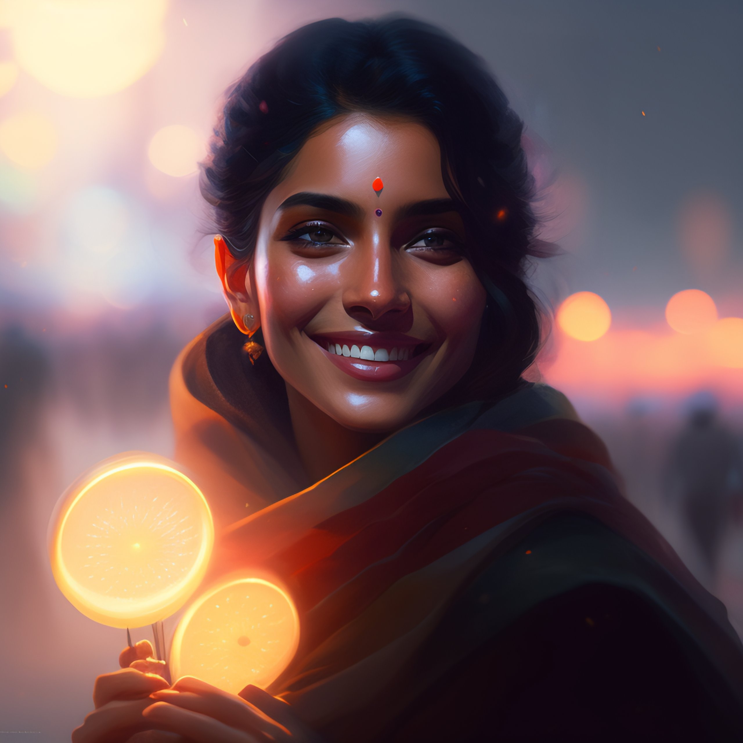 Lexica - Chennai, tamil, wide open smile, fireworks, night festival ...
