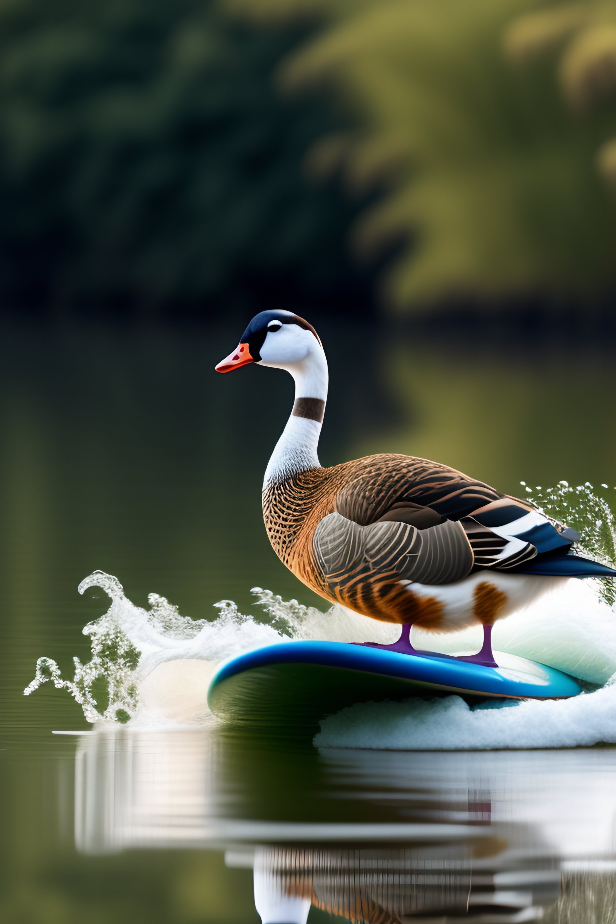 Lexica - A cool goose surfing the cyberweb