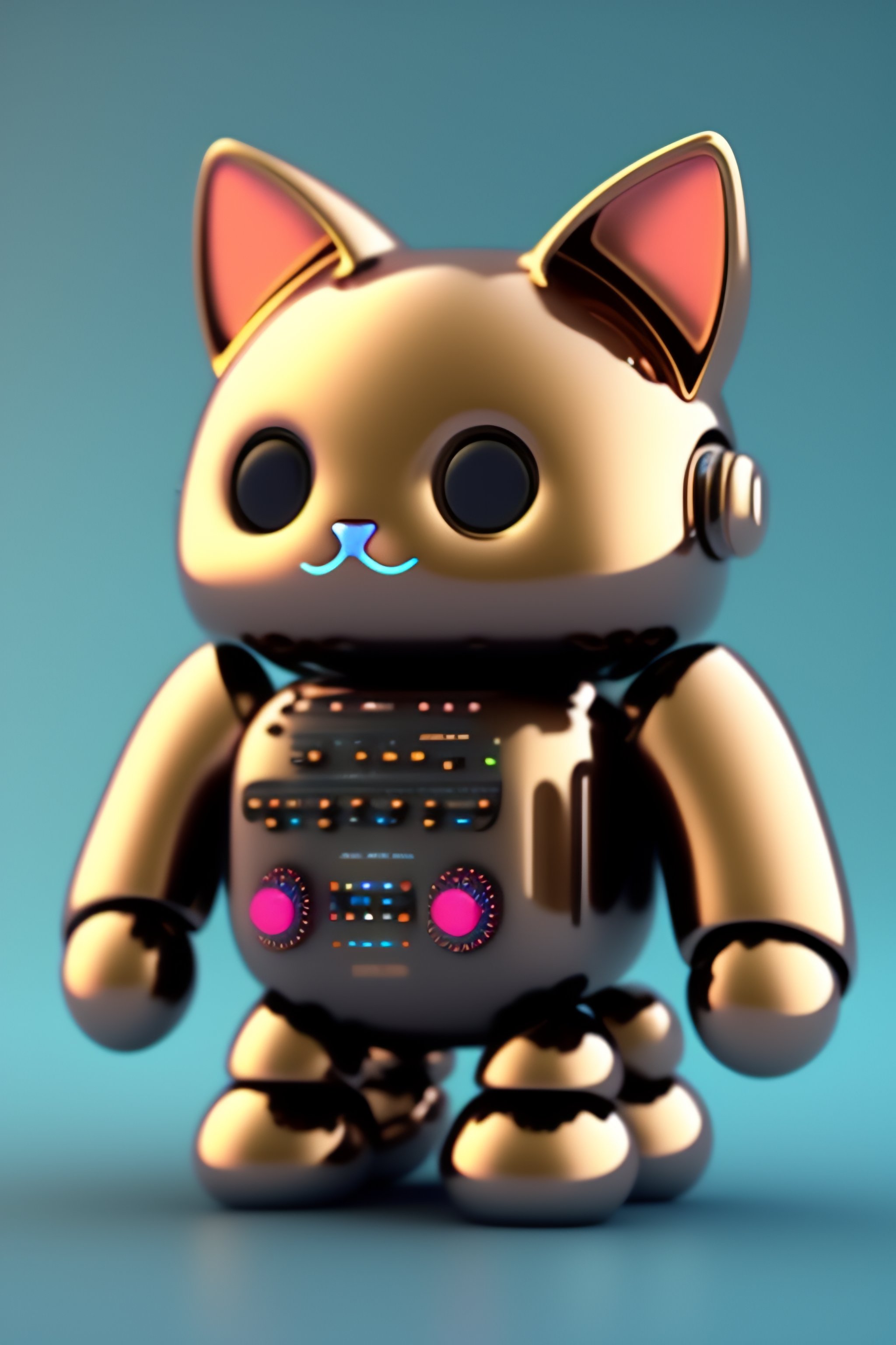 Lexica - A very cute robot cat made from modular synthesizers, analog ...
