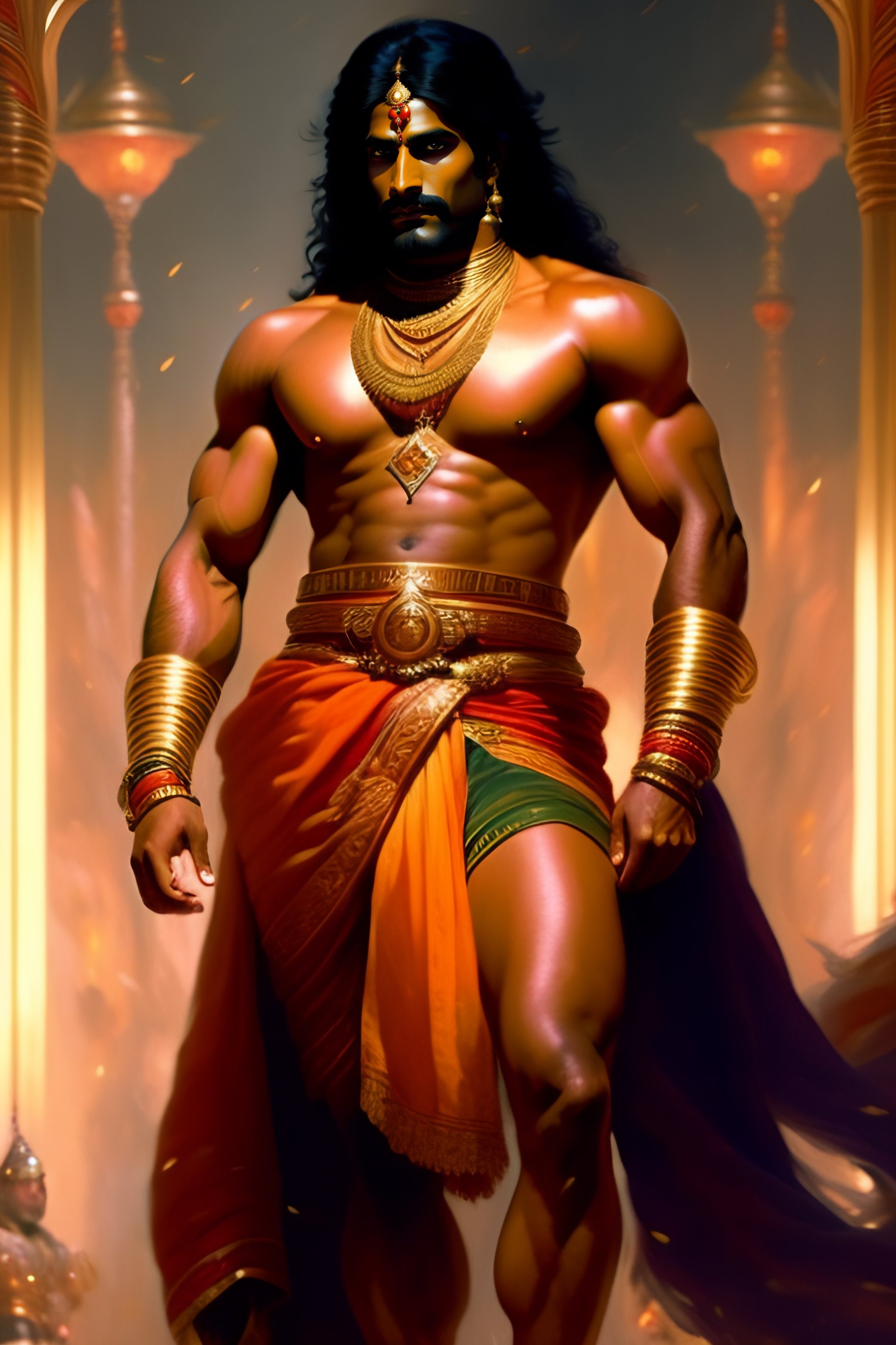 Lexica - Foll body potrait of Mahabharata( indian epic) character ...