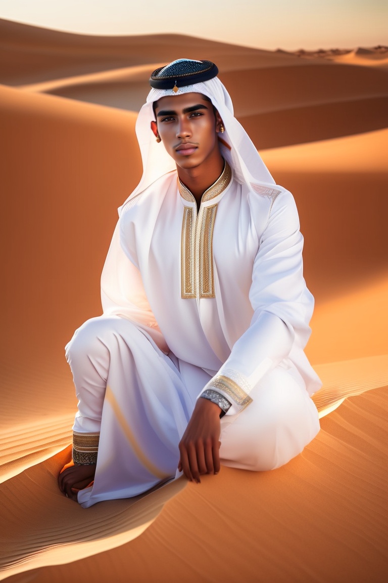 Lexica - A beautiful teenager boy from morroco, model, wearing with ...