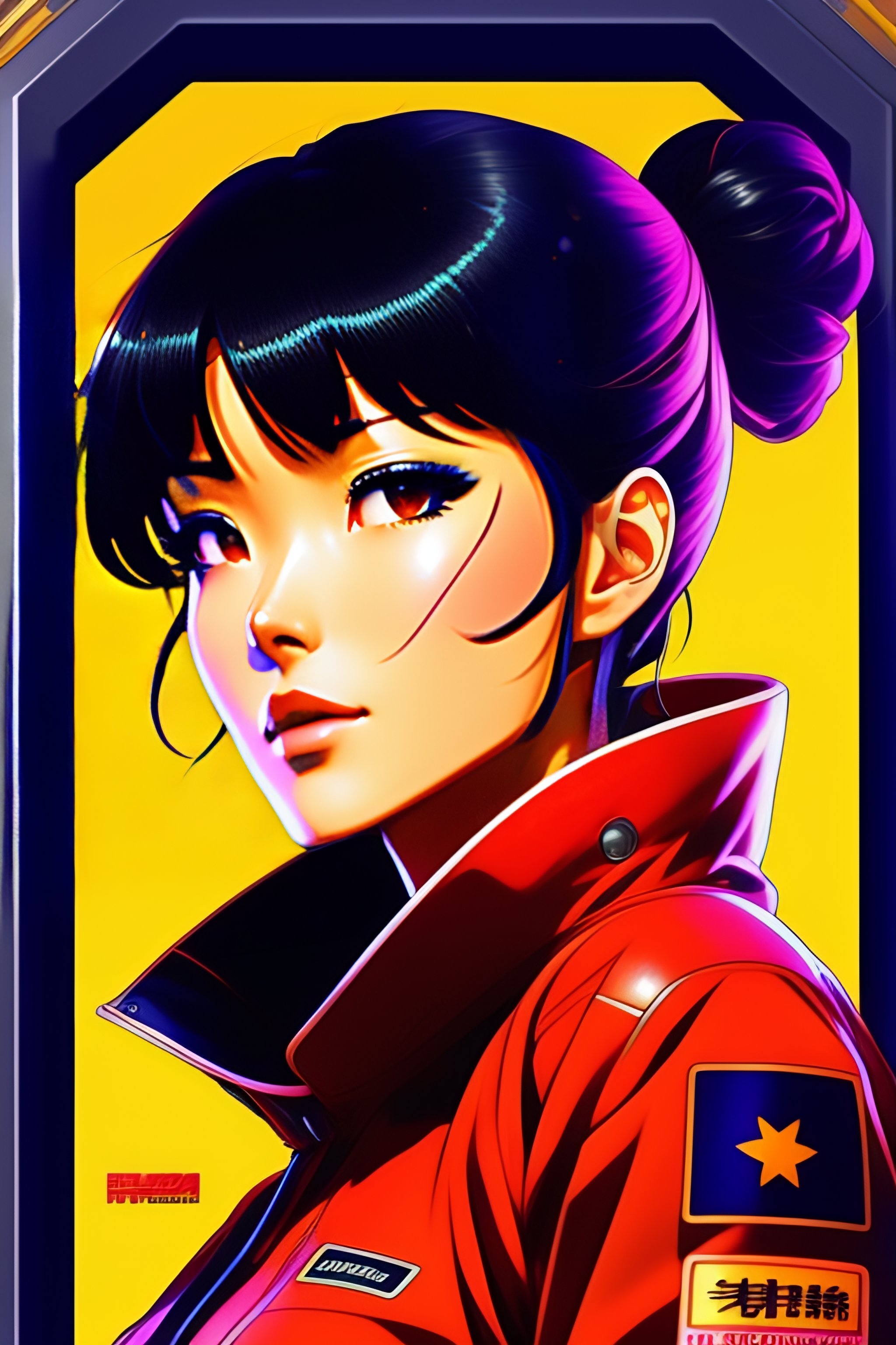 Lexica - Misato Katsuragi from Evangelion, wearing tactical gear, very ...