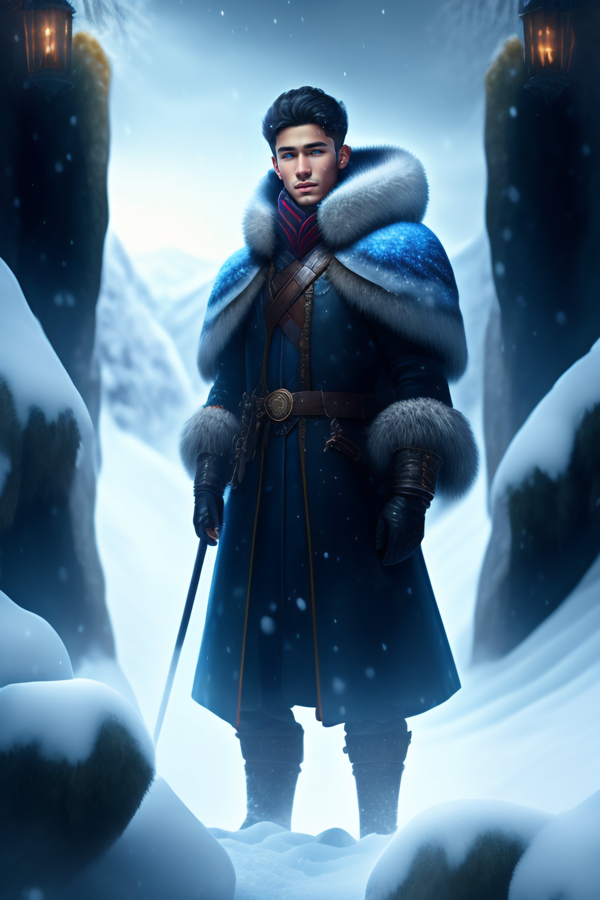 Lexica - Young mage,male, trapped in winter land, fantasy setting, wide ...