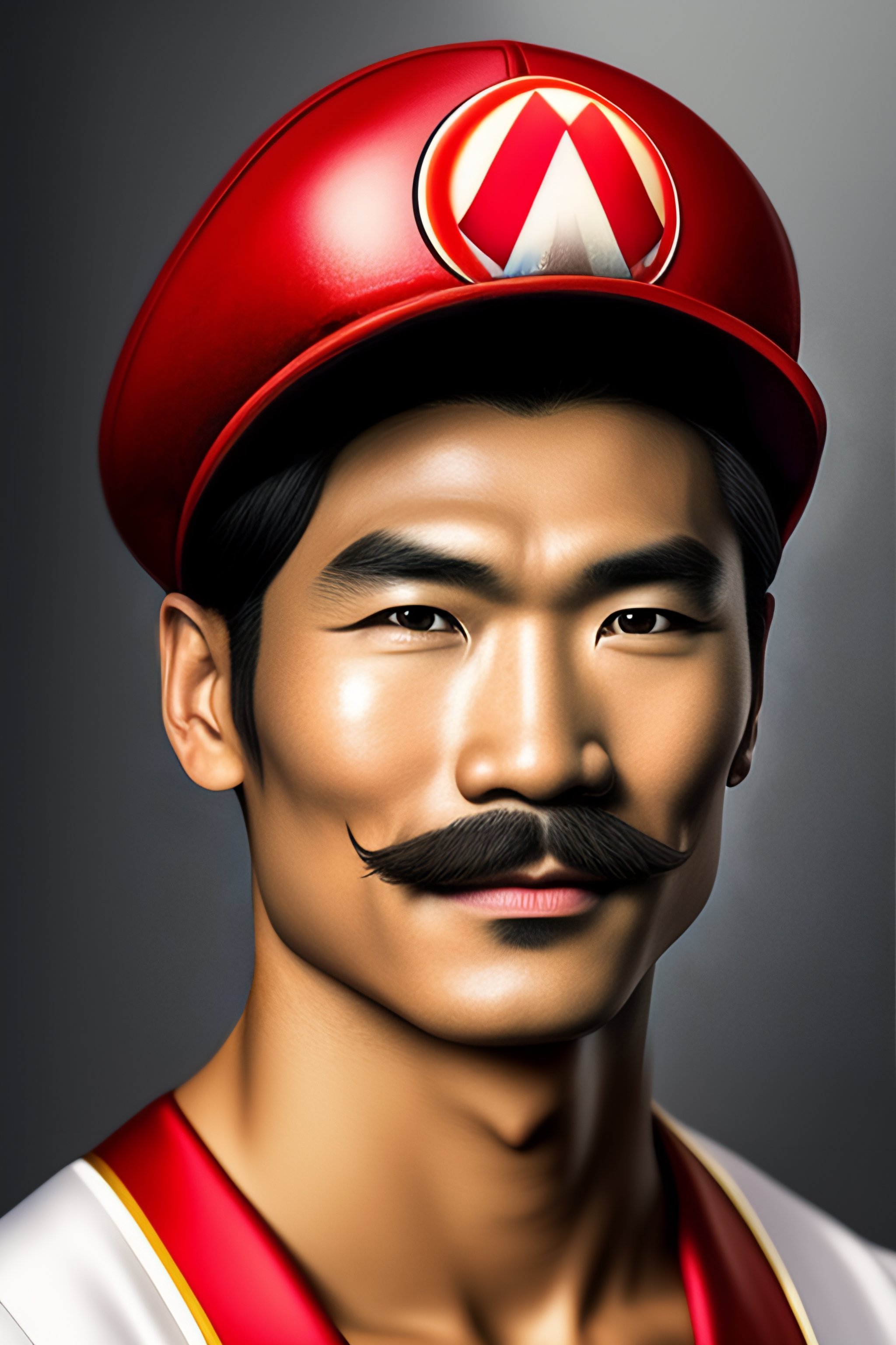 Lexica - A lifelike portrait of Mario, by Tina Nguyen, pexels contest ...